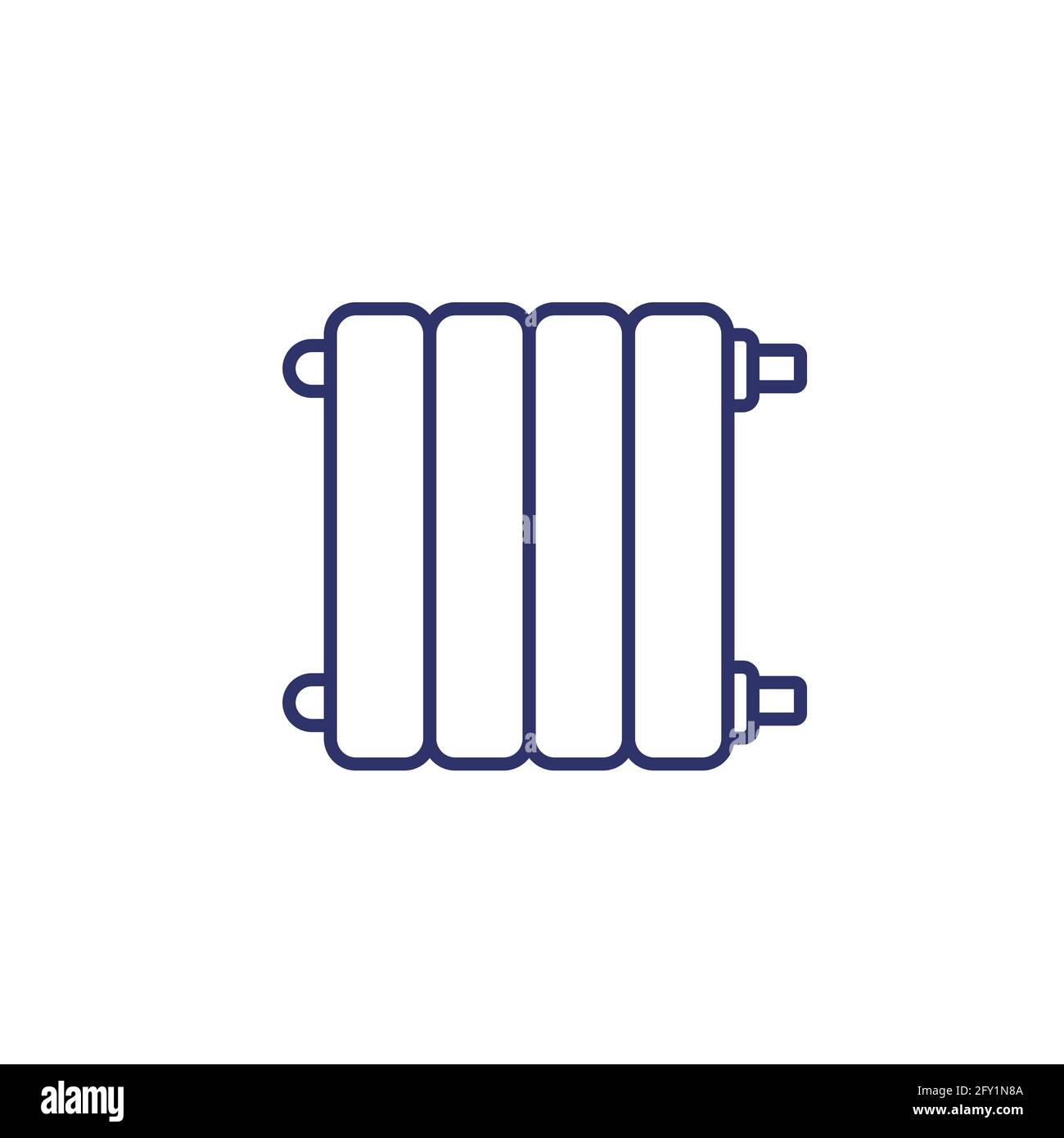 House heating icon simple Cut Out Stock Images & Pictures - Alamy