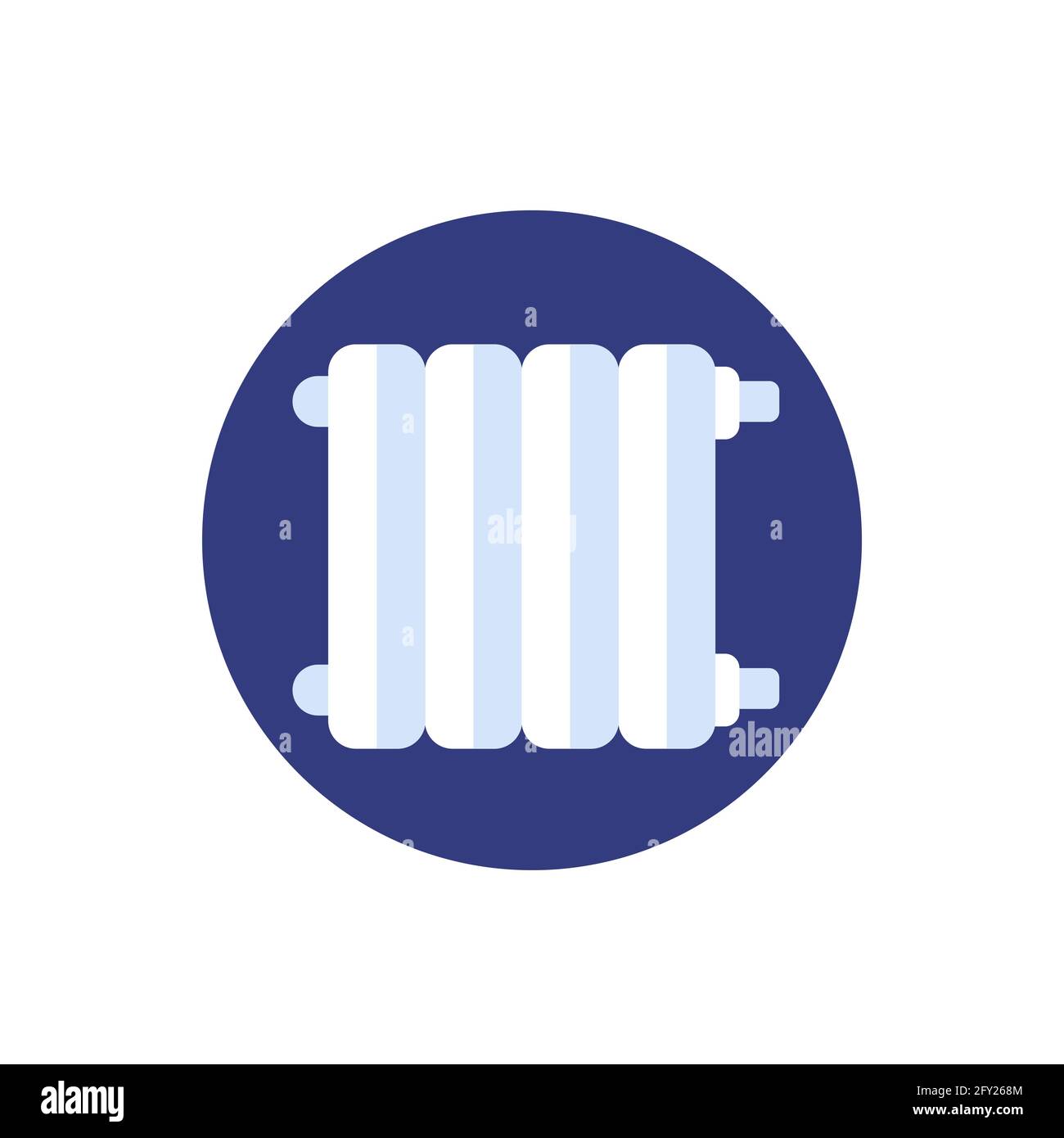 Heating battery or radiator icon, vector art Stock Vector Image & Art ...