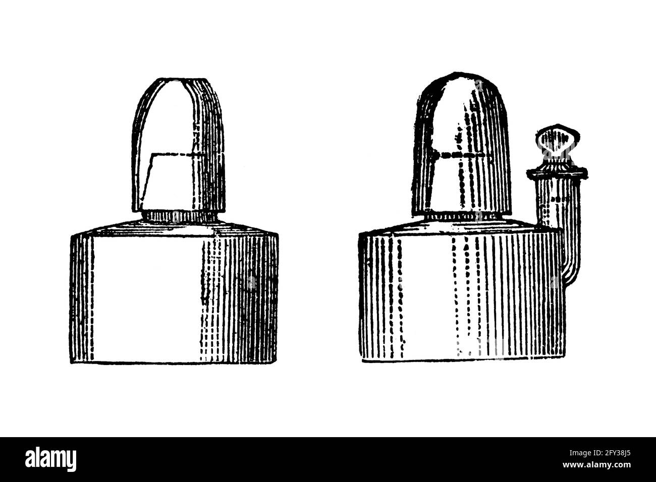 Glass Alcohol Lamps for Medical Laboratory – 1897 Original Vintage ...