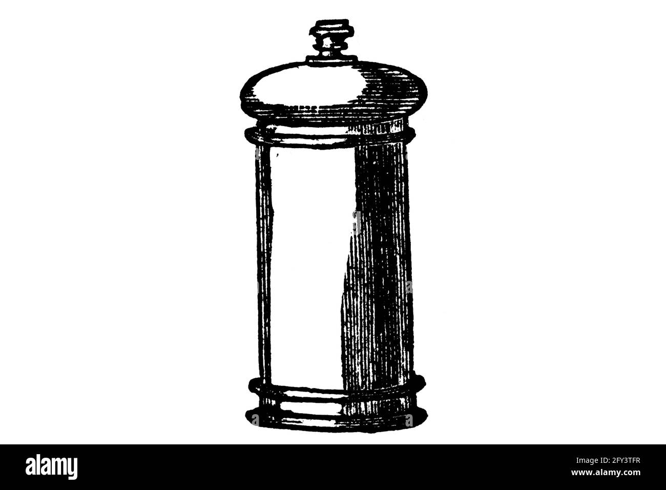 Apothecary Jar – 1897 Original Vintage Engraved Illustration Stock ...