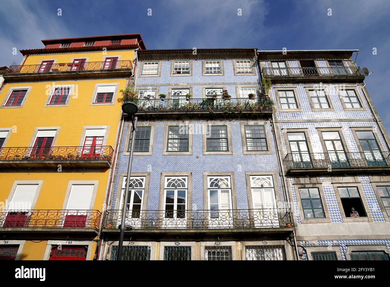 A view of buildings in Porto ahead of the UEFA Champions League final ...