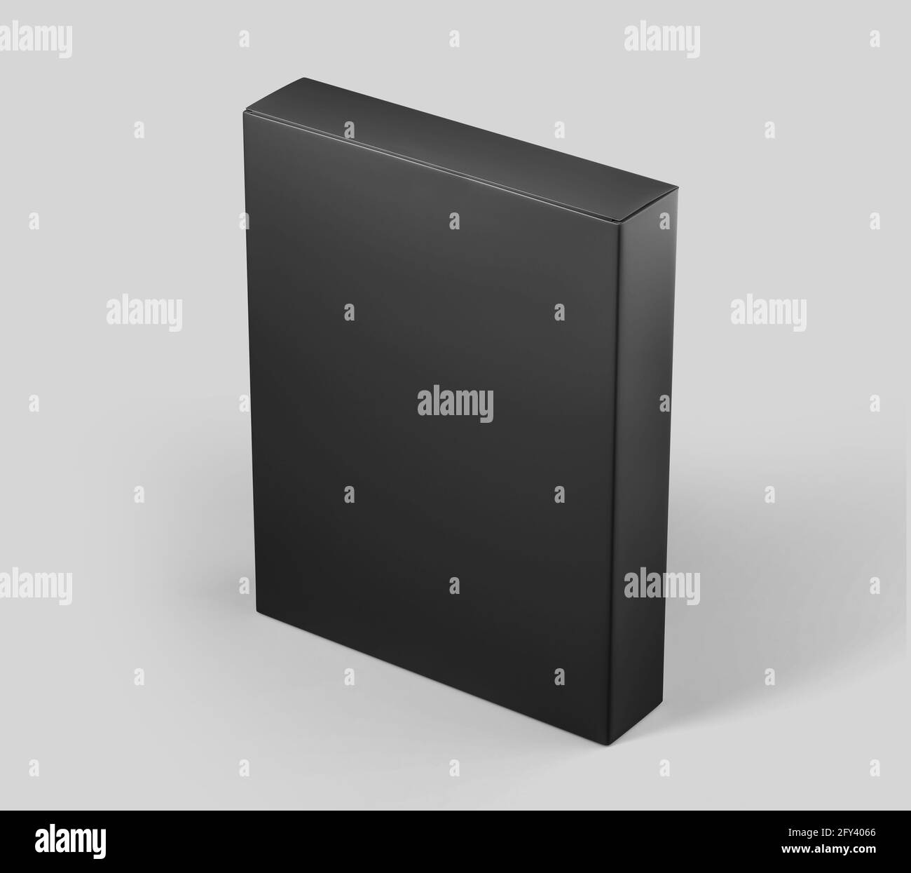 Blank white software box Mockup, medium size Cardboard package box, 3d ...