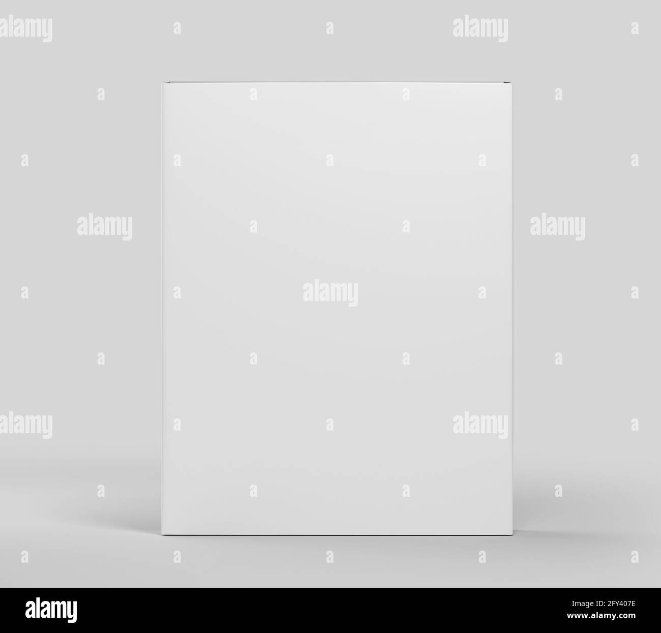 Blank white software box Mockup, medium size Cardboard package box, 3d ...