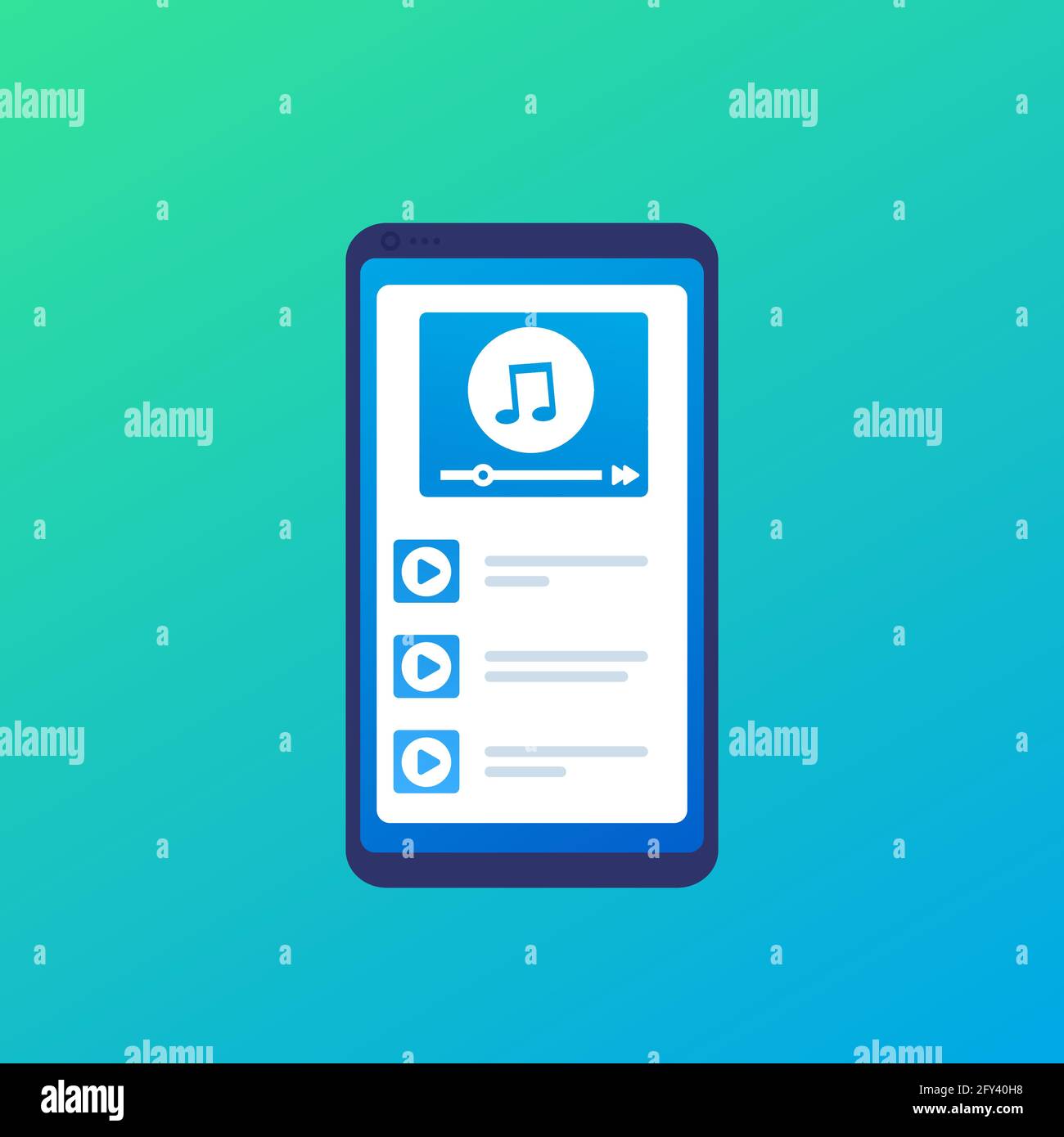 Play smart phone Stock Vector Images - Alamy