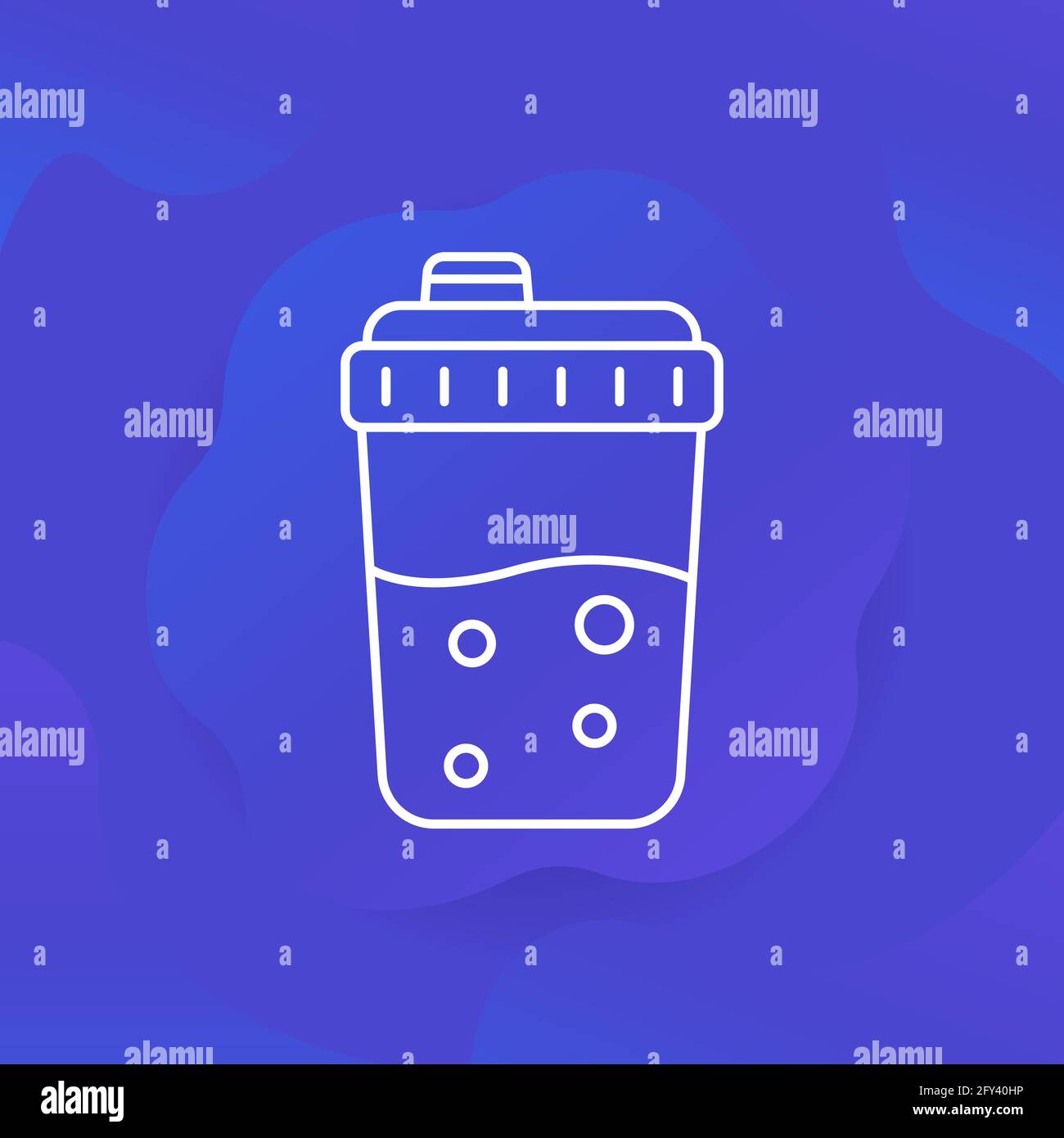 Protein shake icon hi-res stock photography and images - Alamy