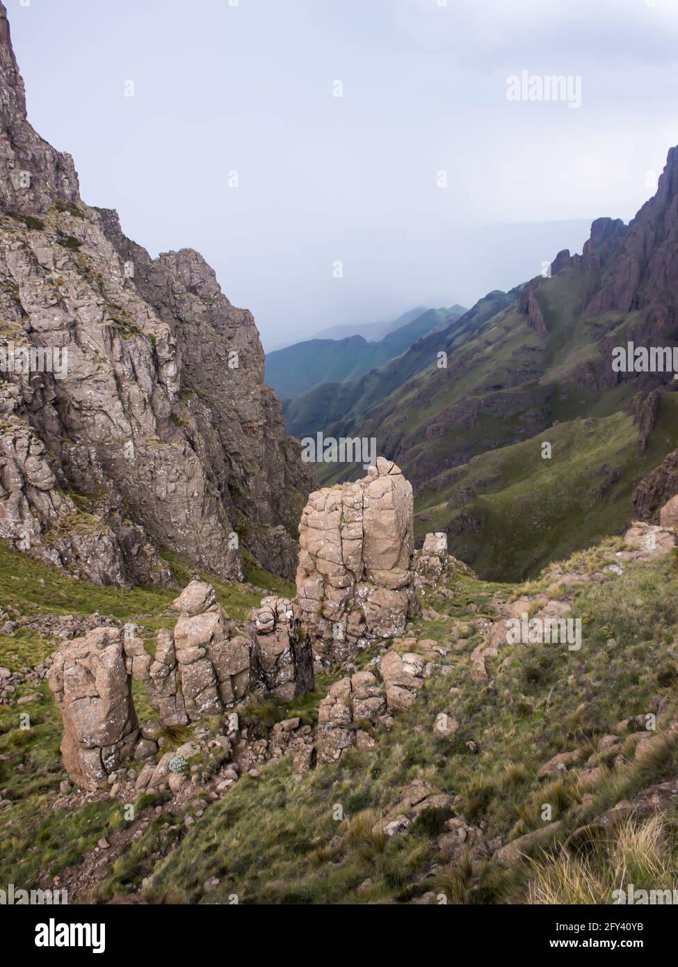 Remote lesotho border hi-res stock photography and images - Alamy
