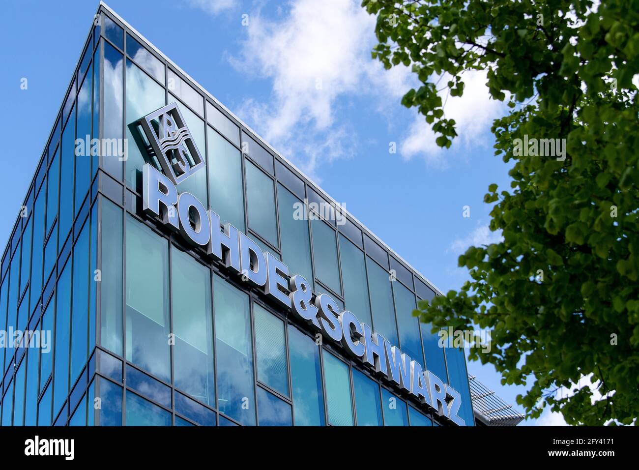 Munich, Germany. 25th May, 2021. The headquarters of the Rohde ...