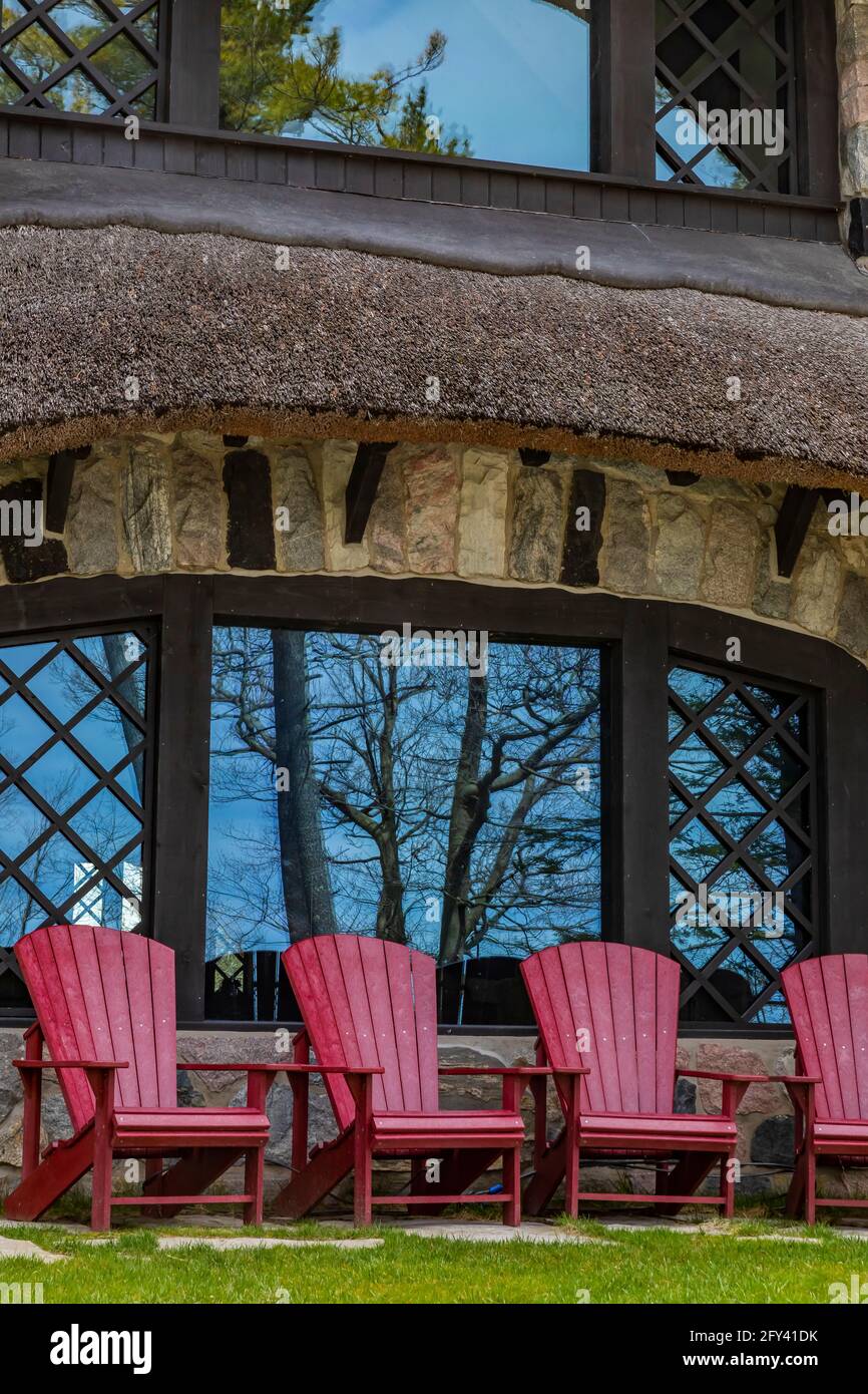 The Thatch House, one of the Mushroom Houses, designed by architect ...