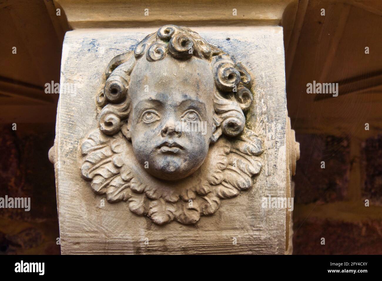 Figur am Rathaus der Stadt Meppen, Emsland, Germany Stock Photo - Alamy