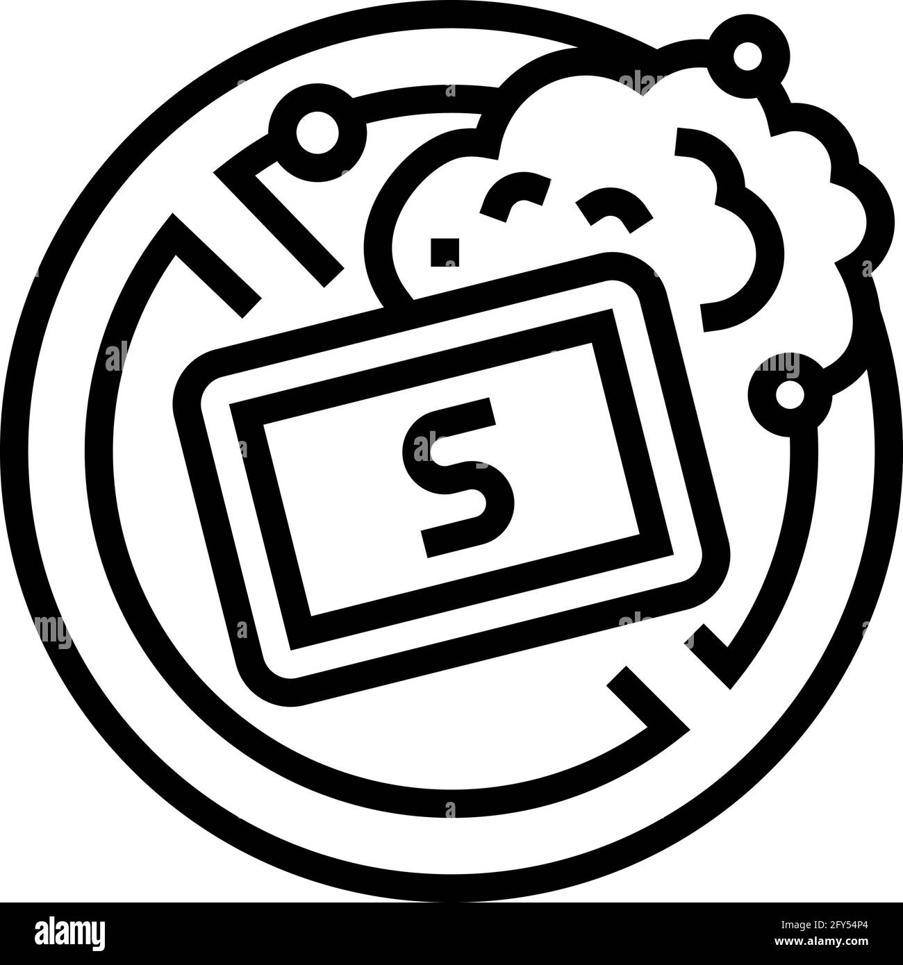 harsh soap line icon vector illustration Stock Vector Image & Art - Alamy