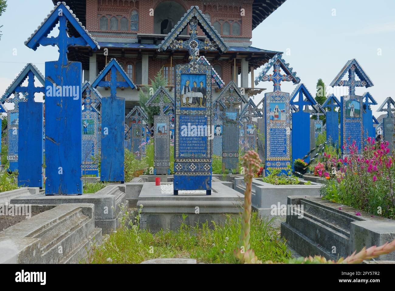 The Merry Cemetery is a cemetery in the village of Sapanta, Maramures ...
