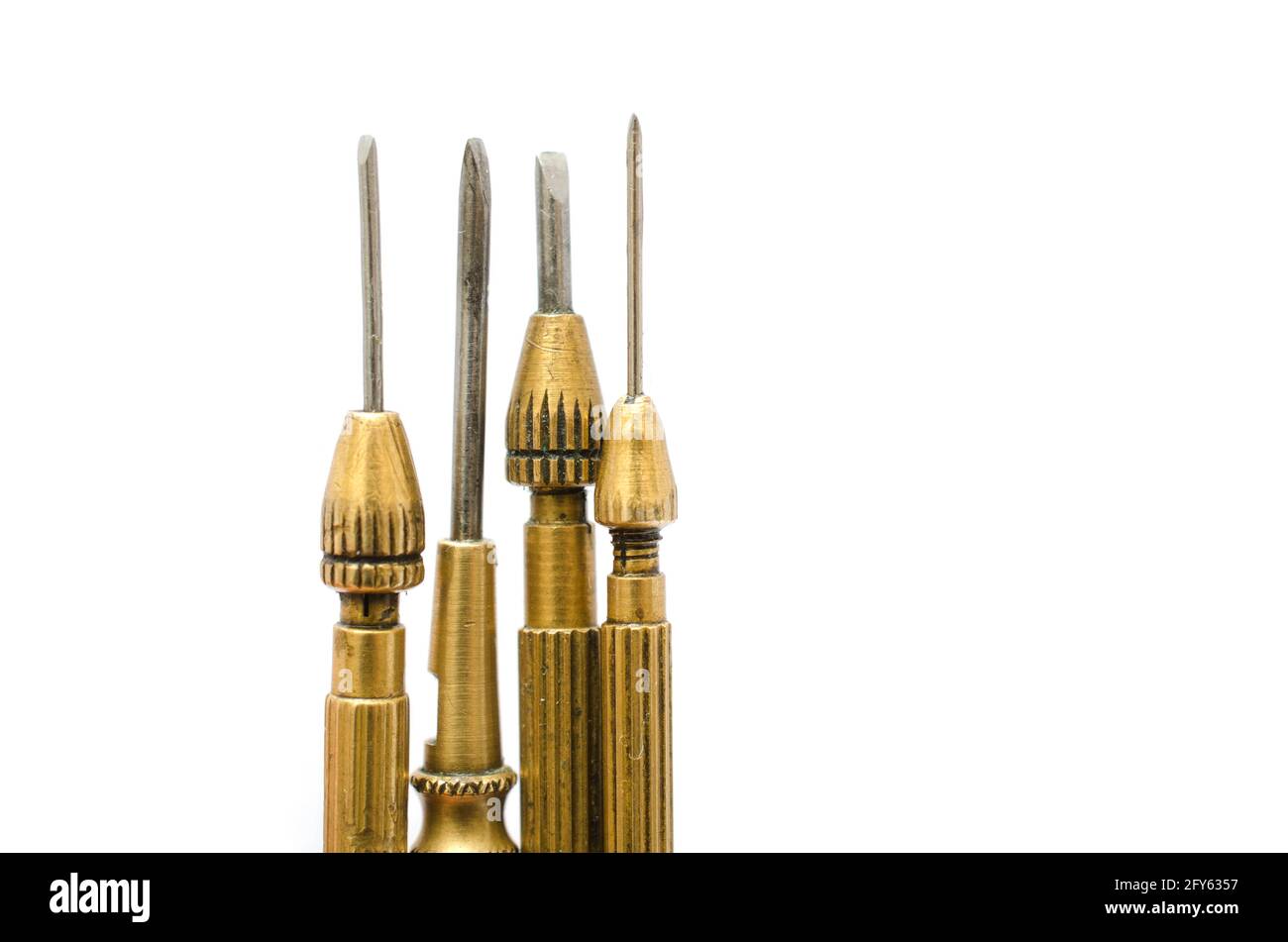 screwdriver watchmaker isolated on white Watchmaker's Tool Stock Photo ...