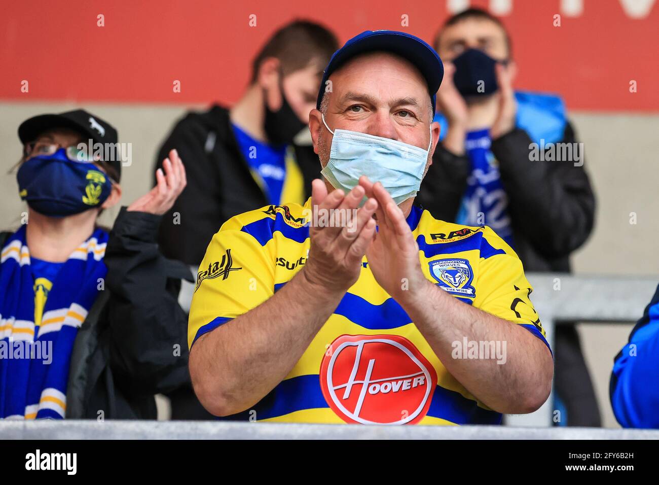 Warrington wolves fans hi-res stock photography and images - Alamy