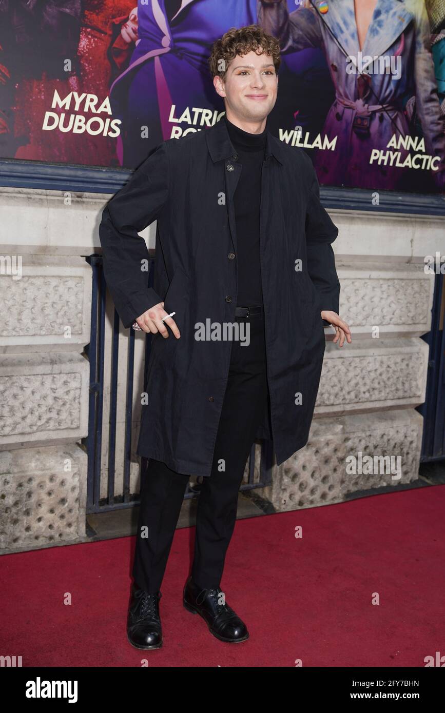Leo Reich arriving for the gala performance of Death Drop at the ...