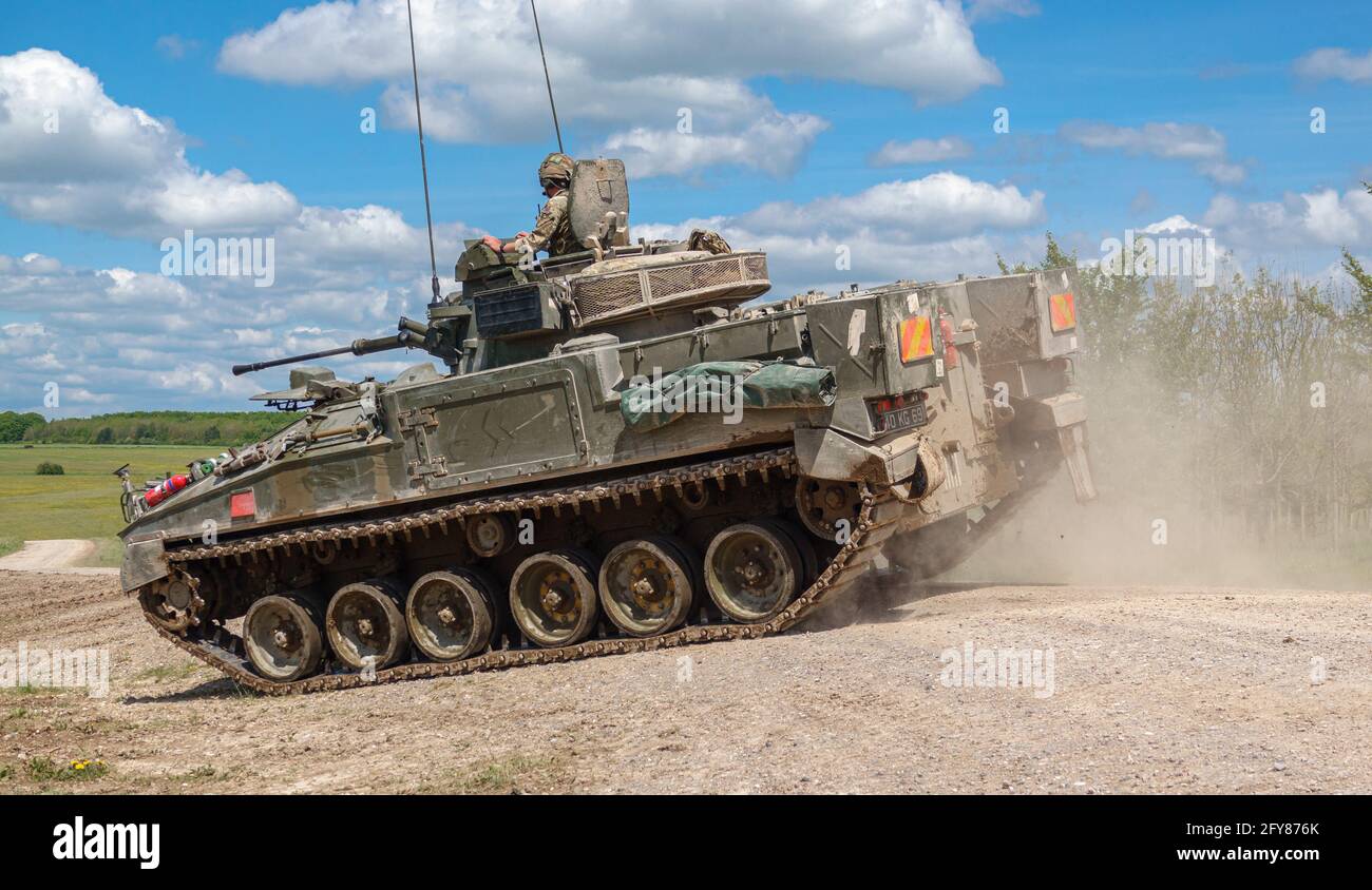 british army FV510 Warrior light infantry fighting vehicle tank vehicle ...