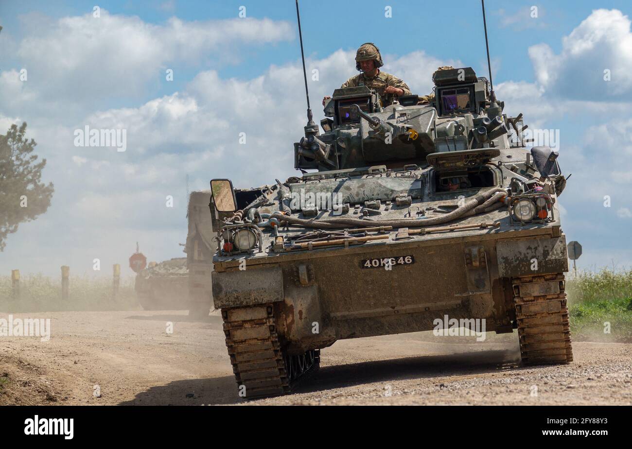 british army FV510 Warrior light infantry fighting vehicle tank vehicle ...