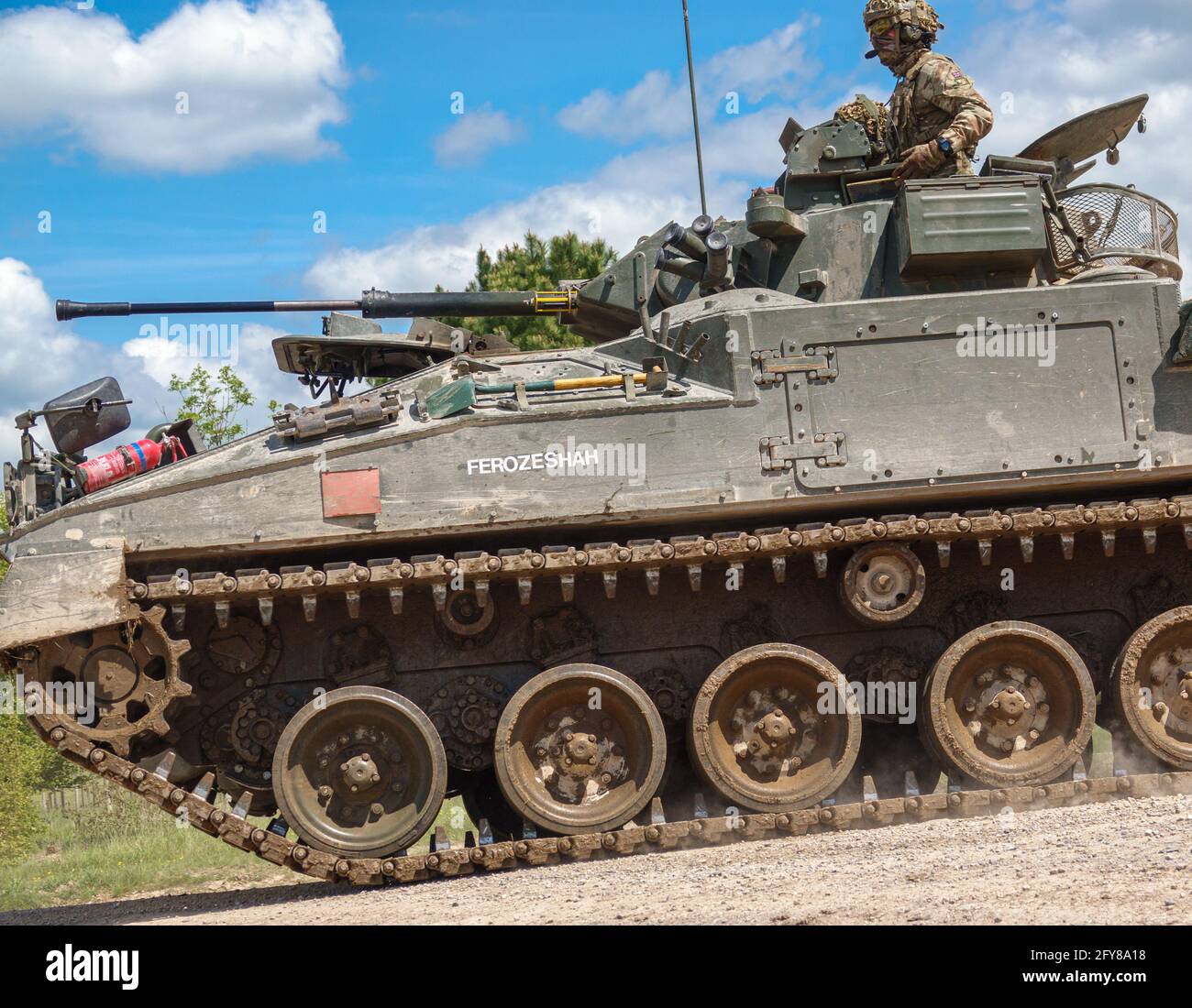 british army FV510 Warrior light infantry fighting vehicle tank vehicle ...