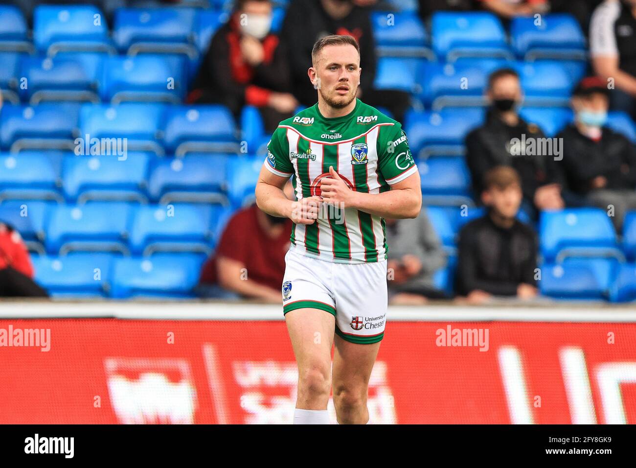 Ben Currie (11) of Warrington Wolves Stock Photo - Alamy
