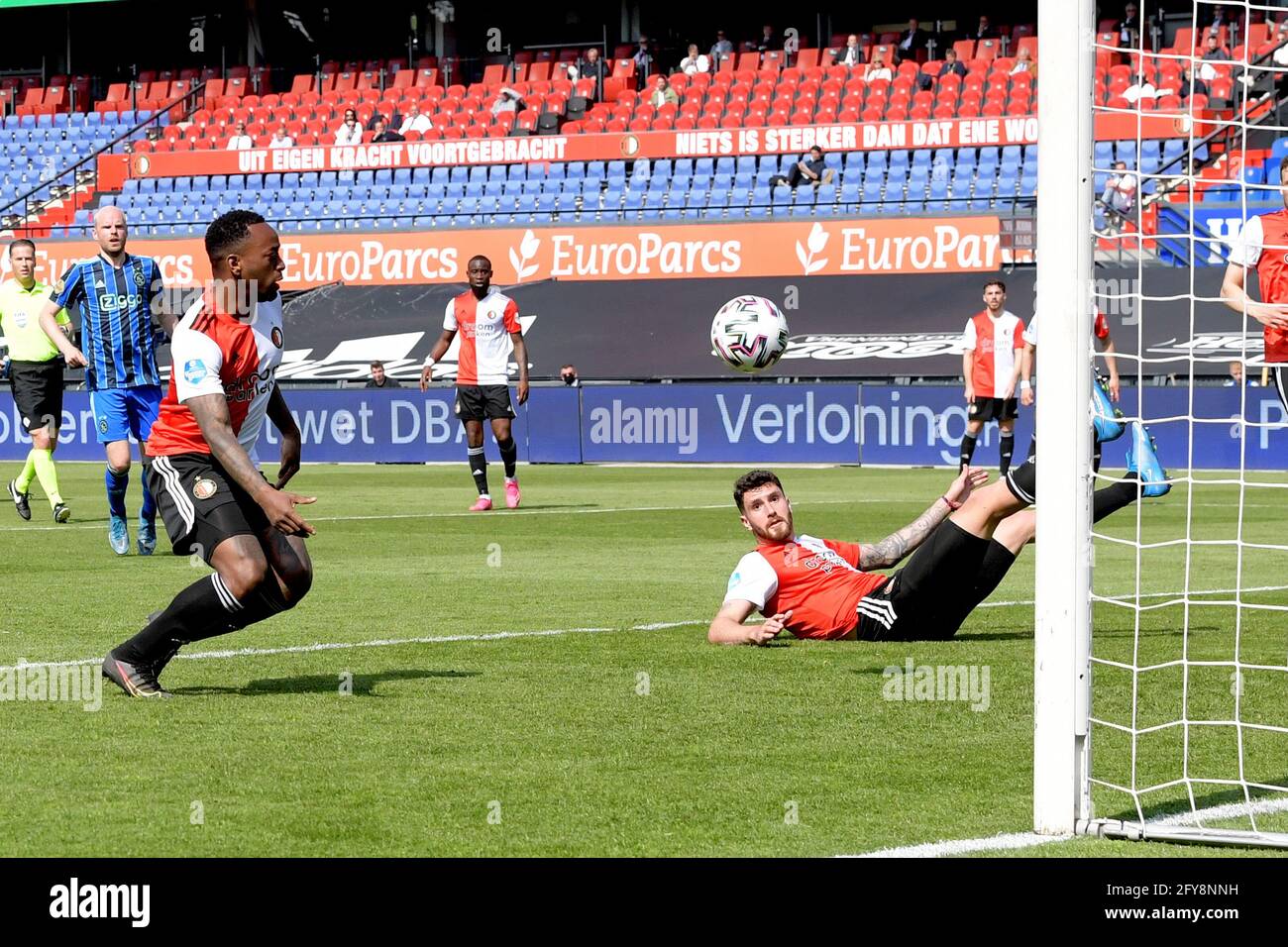 ROTTERDAM, NETHERLANDS - MAY 9: Rigeciano Haps of Feyenoord, Marcos ...