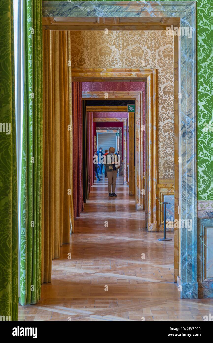 Versailles, France - 19 05 2021: Castle of Versailles. Colored ...