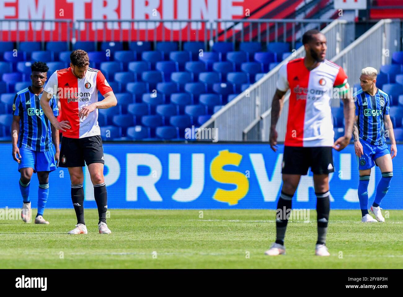 ROTTERDAM, NETHERLANDS - MAY 9: 0-2 AFC Ajax, own goal by Rigeciano ...