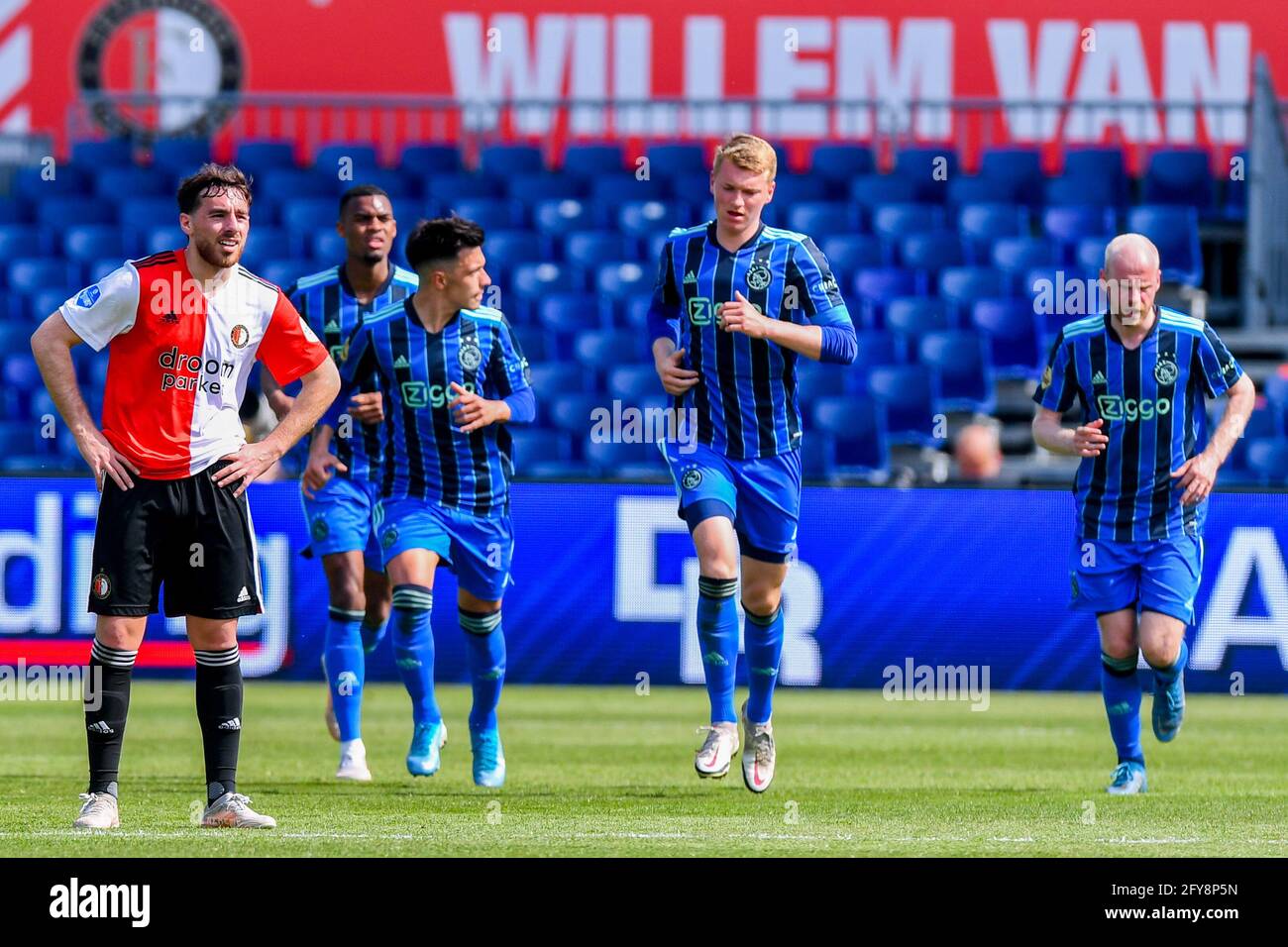 ROTTERDAM, NETHERLANDS - MAY 9: 0-2 AFC Ajax, own goal by Rigeciano ...