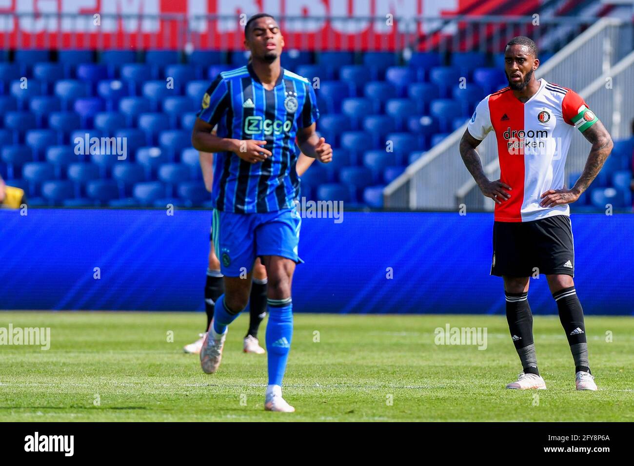 ROTTERDAM, NETHERLANDS - MAY 9: 0-2 AFC Ajax, own goal by Rigeciano ...