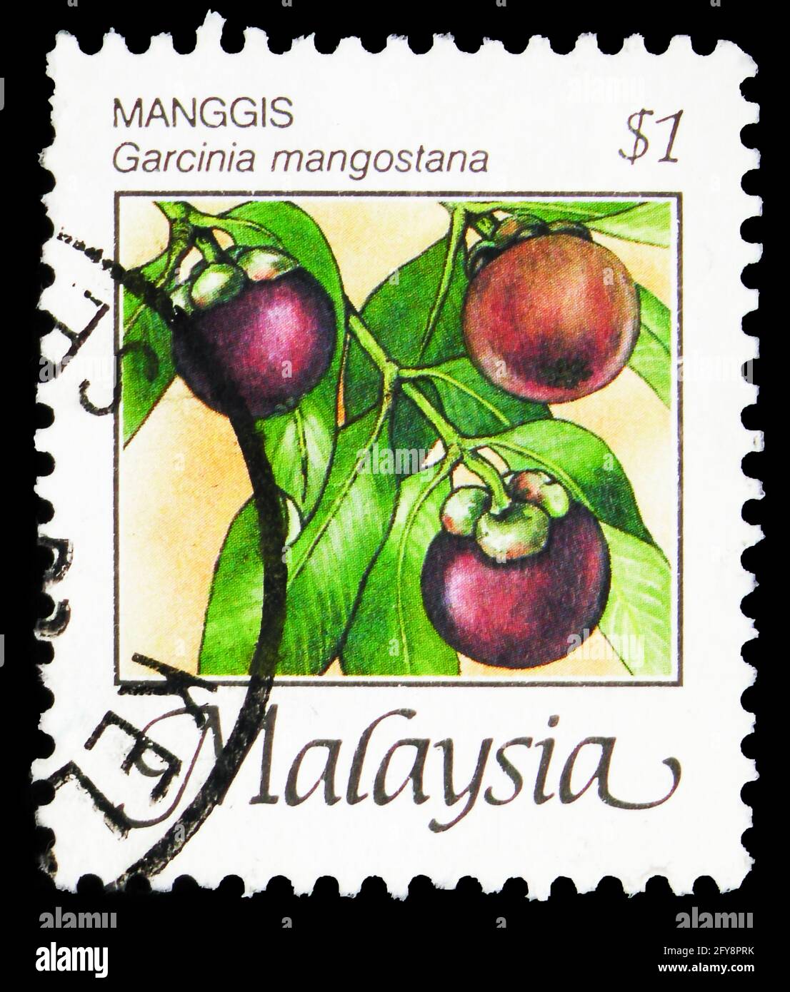 MOSCOW, RUSSIA - SEPTEMBER 23, 2019: Postage stamp printed in Malaysia ...