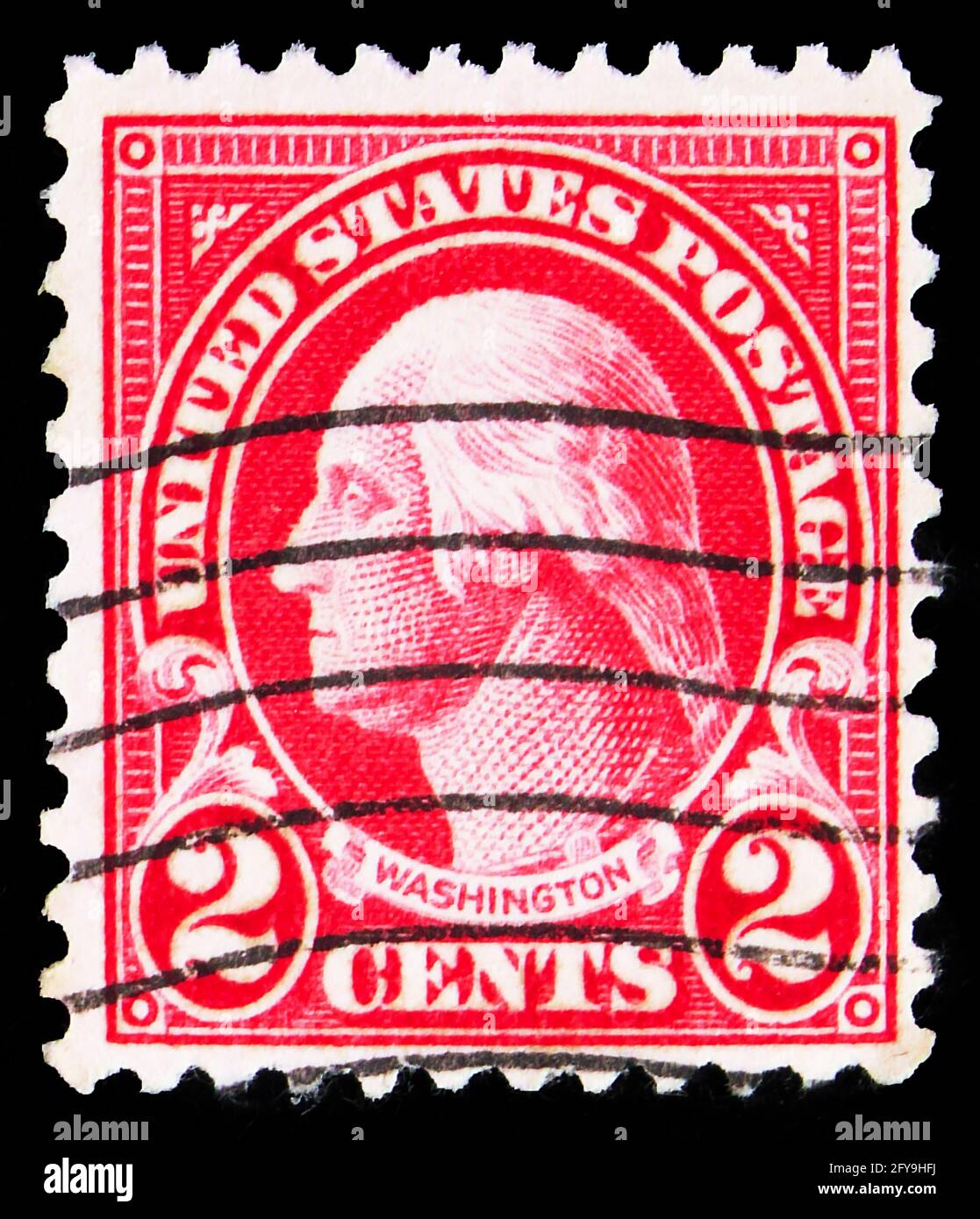 MOSCOW, RUSSIA - SEPTEMBER 23, 2019: Postage stamp printed in United ...