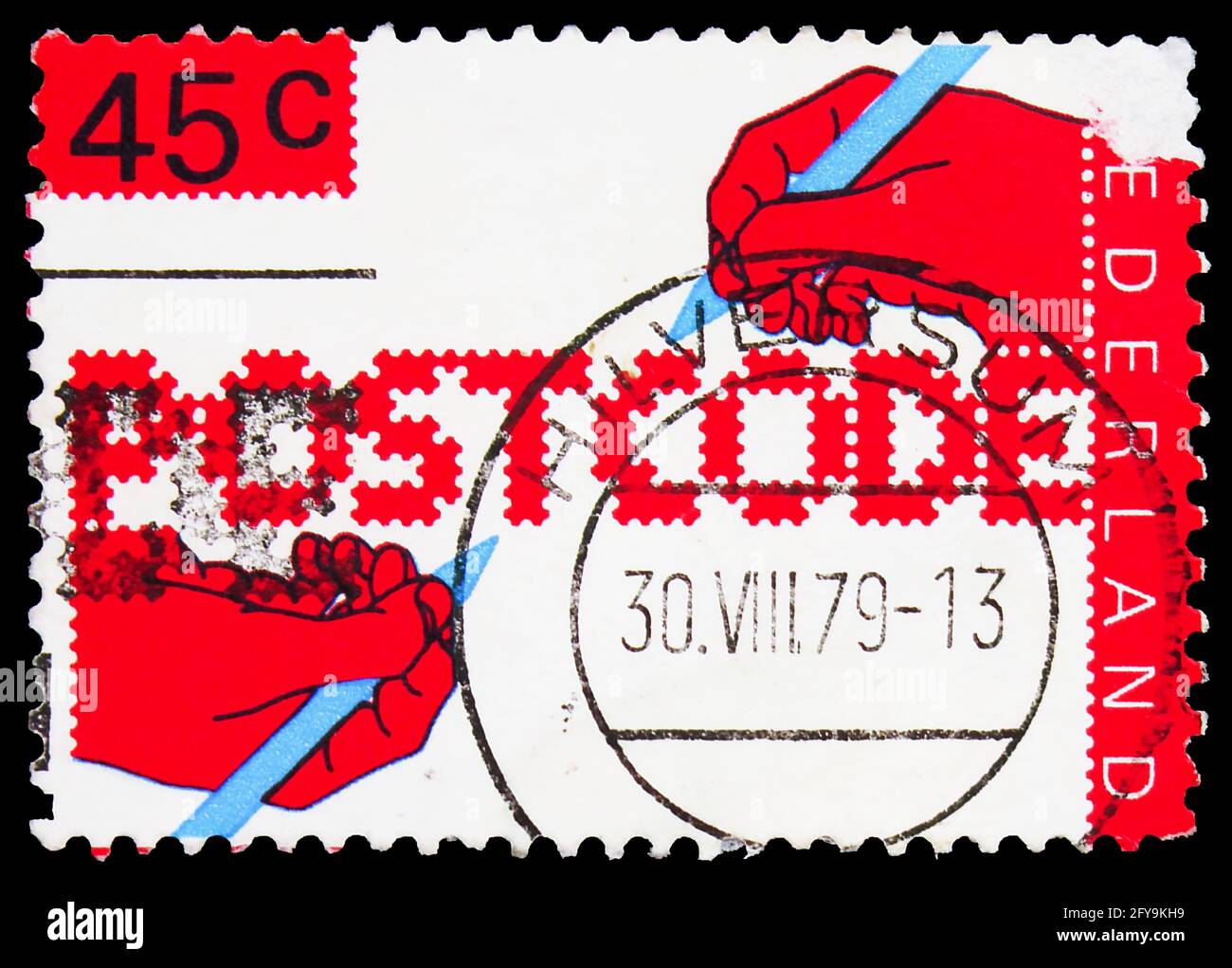 MOSCOW, RUSSIA - SEPTEMBER 23, 2019: Postage stamp printed in ...