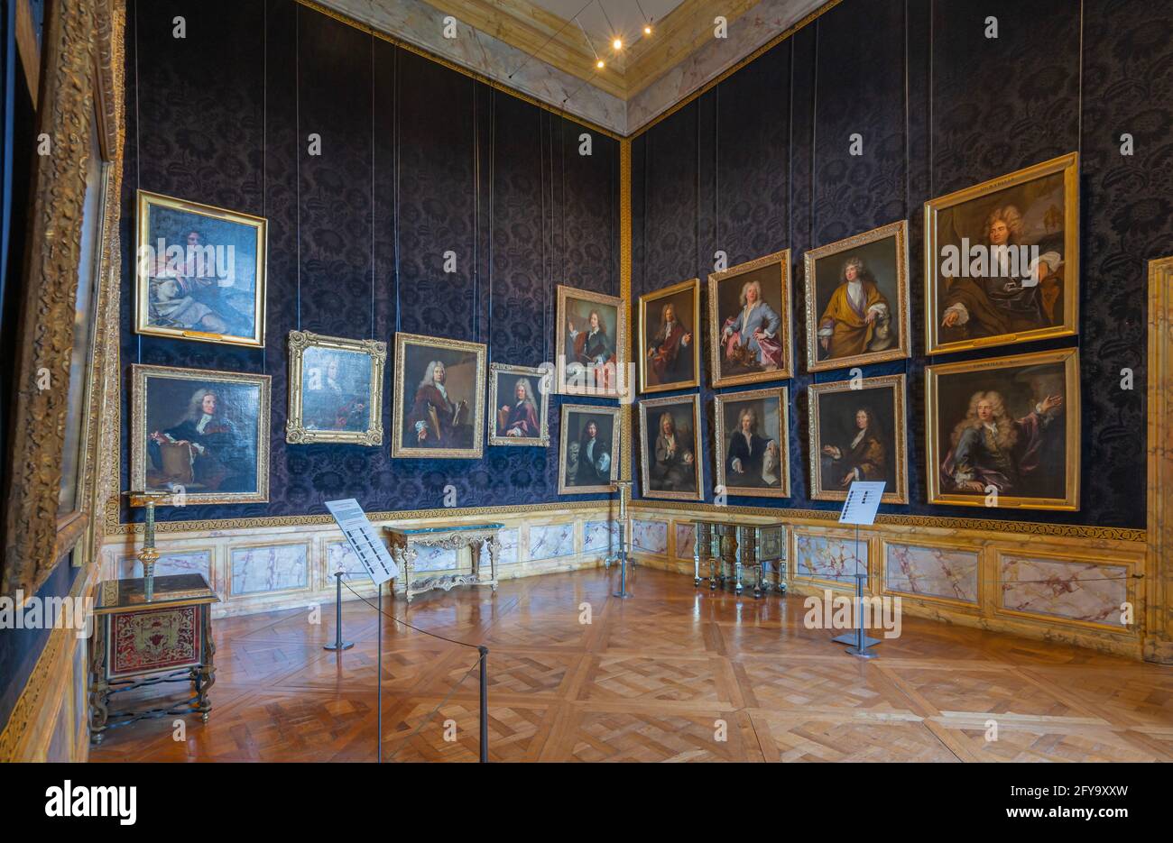Versailles, France - 19 05 2021: Castle of Versailles. Louis XIV rooms ...