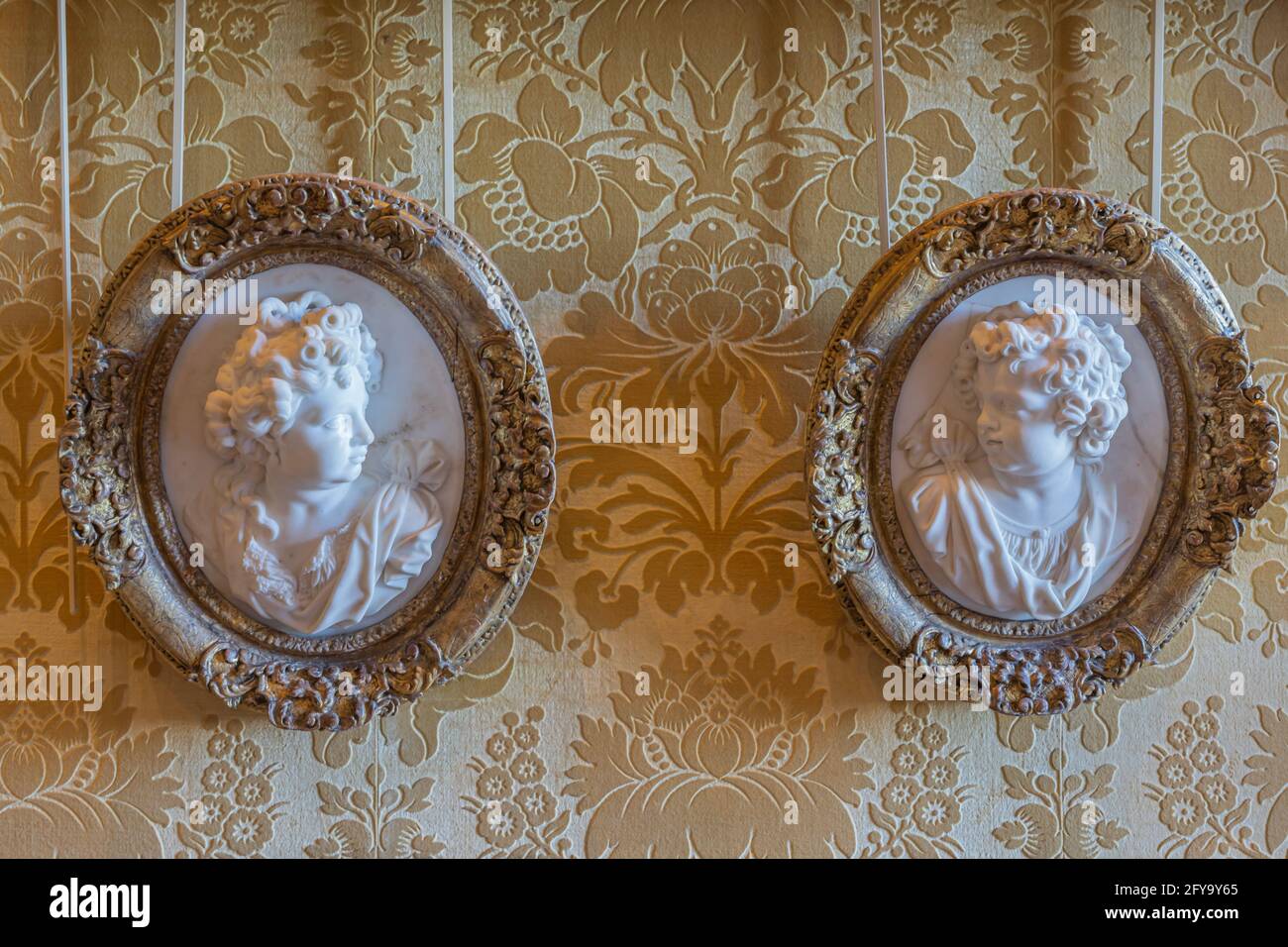 Versailles, France - 19 05 2021: Castle of Versailles. Louis XIV rooms ...