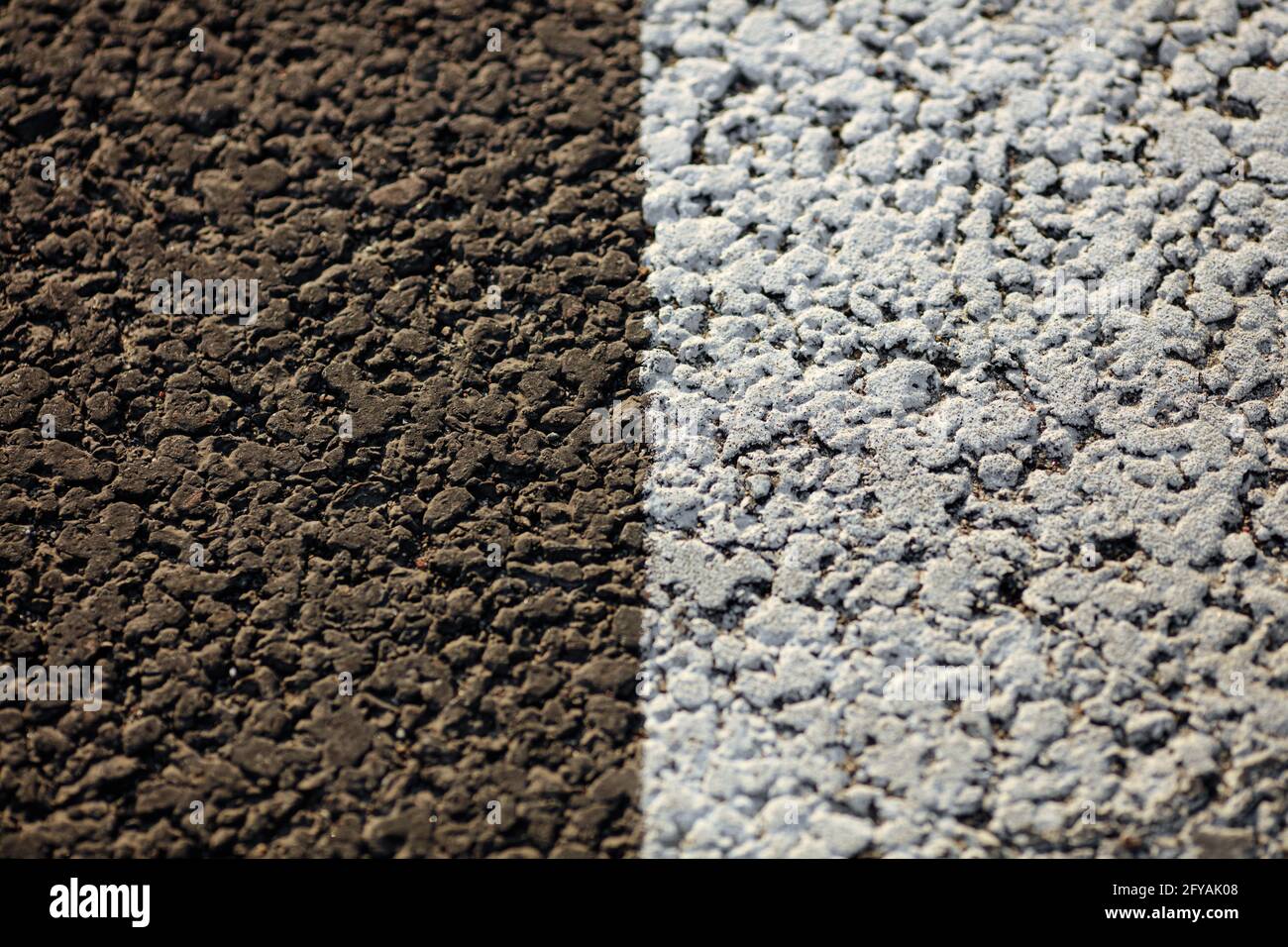 Texture background of asphalt road with separation line Stock Photo - Alamy