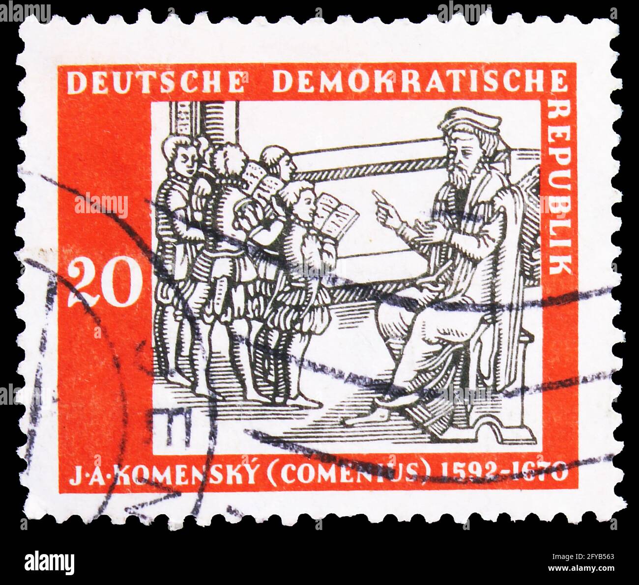 MOSCOW, RUSSIA - SEPTEMBER 23, 2019: Postage stamp printed in Germany ...