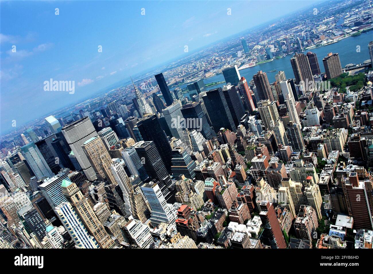 Aerial view of high-rise buildings in an urban area Stock Photo - Alamy