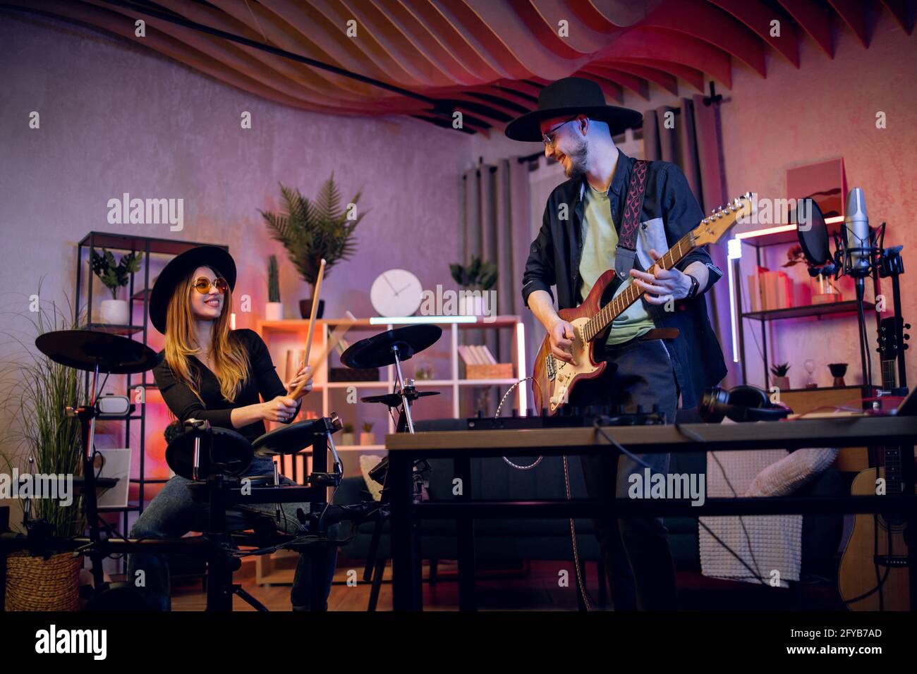 Duo Music Instruments High Resolution Stock Photography and Images - Alamy