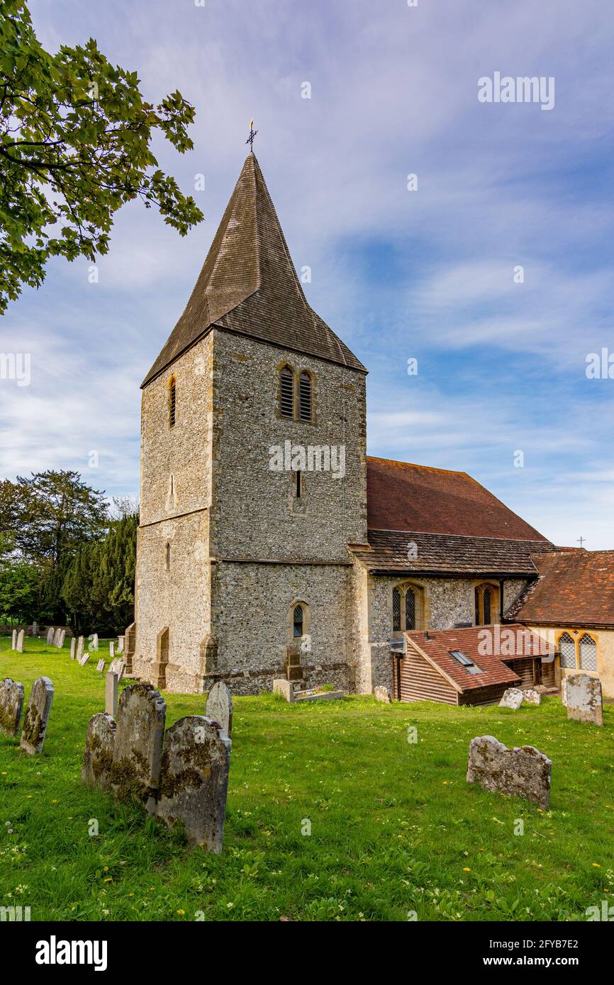 A different view of the St. John the Baptist Church, Findon, West ...
