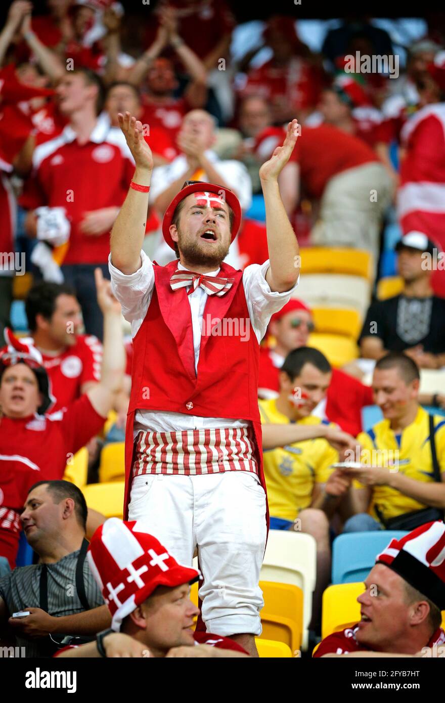 Danish football fans hi-res stock photography and images - Alamy