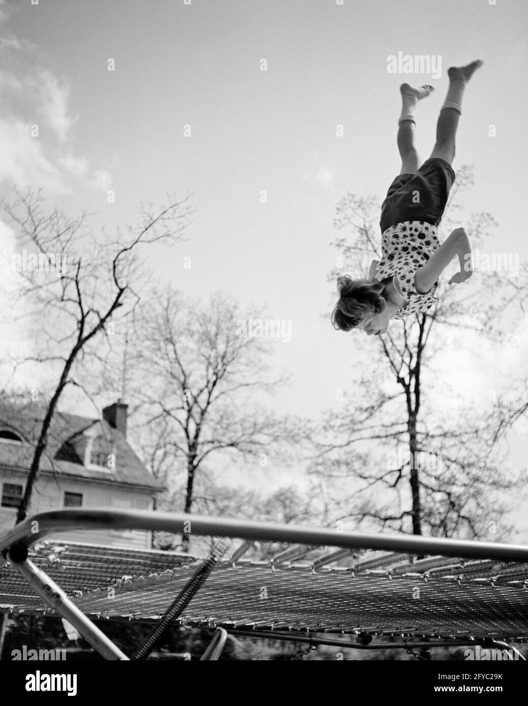 1960s trampoline hi-res stock photography and images - Alamy