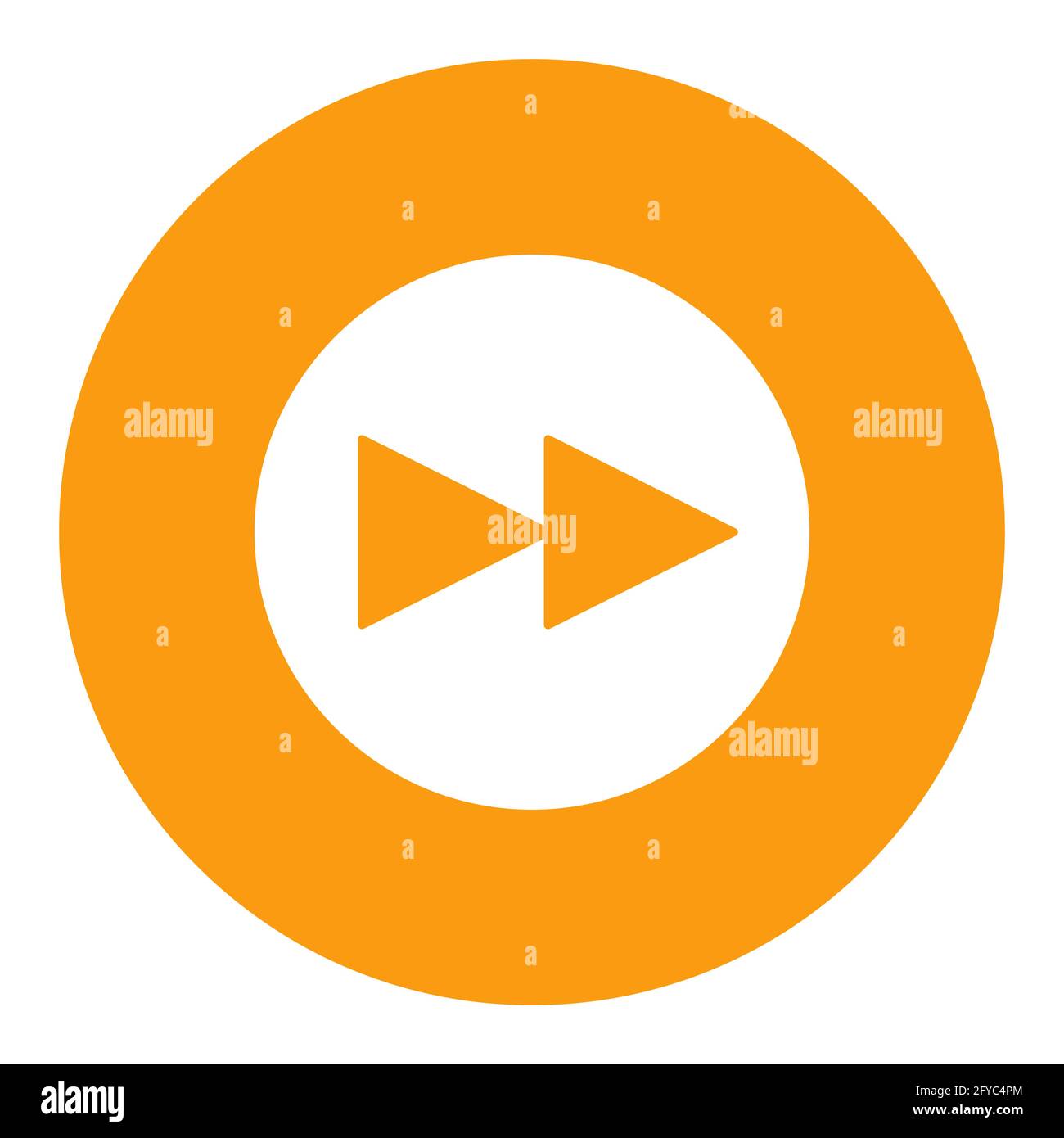 Play next track button vector flat white glyph icon. Graph symbol for ...