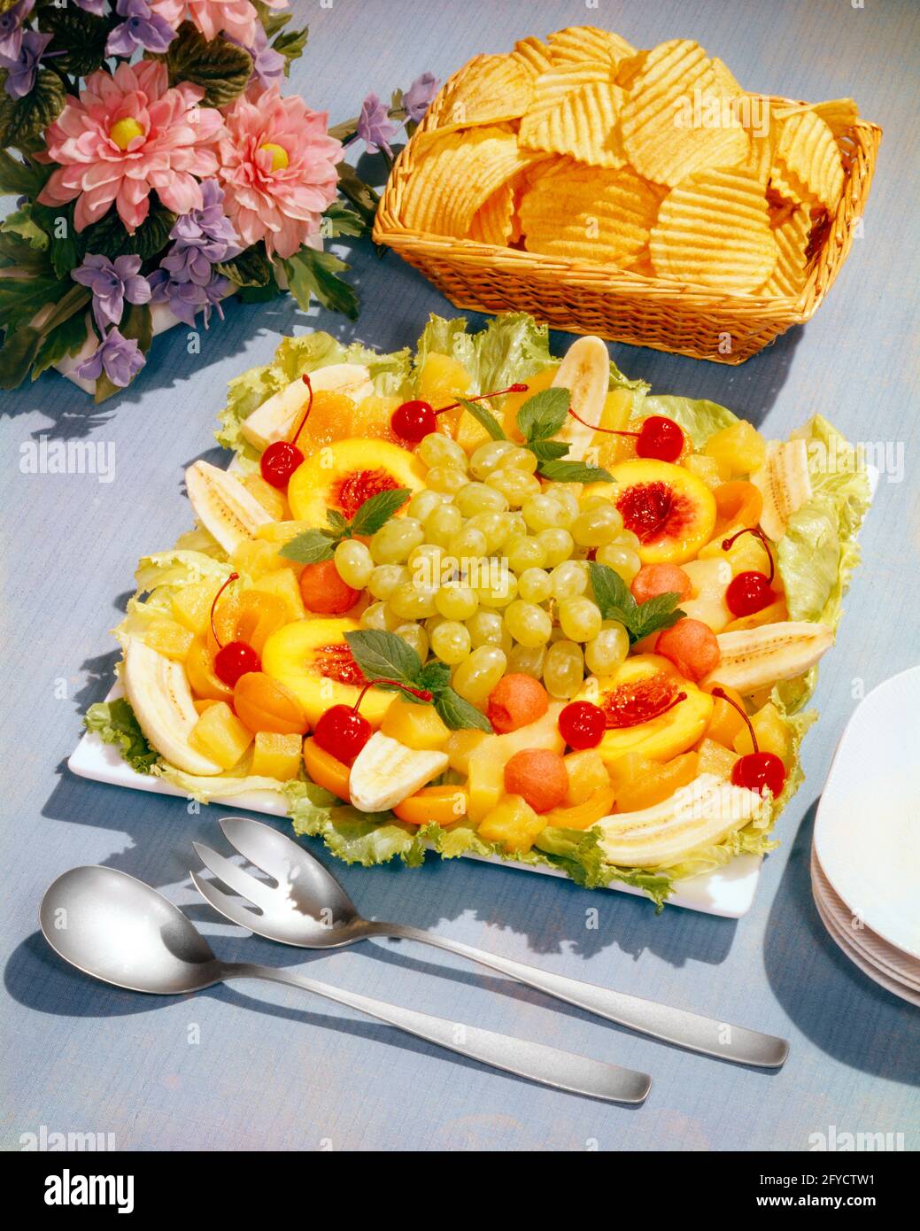 1960s party food hi-res stock photography and images - Alamy