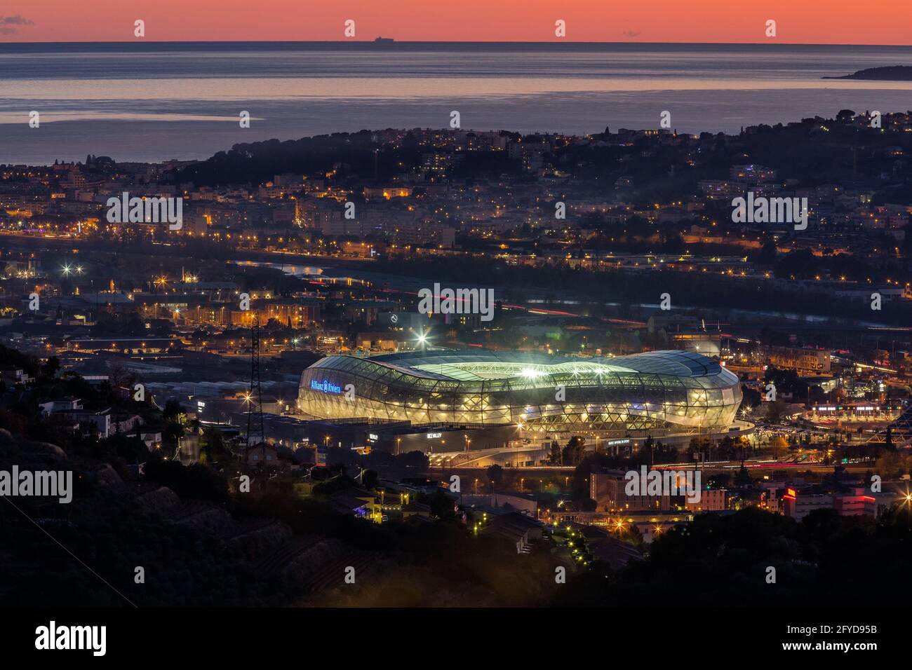 FRANCE, ALPES-MARITIMES (06) NICE, ALLIANZ RIVIERA STADIUM, LOCATED IN ...