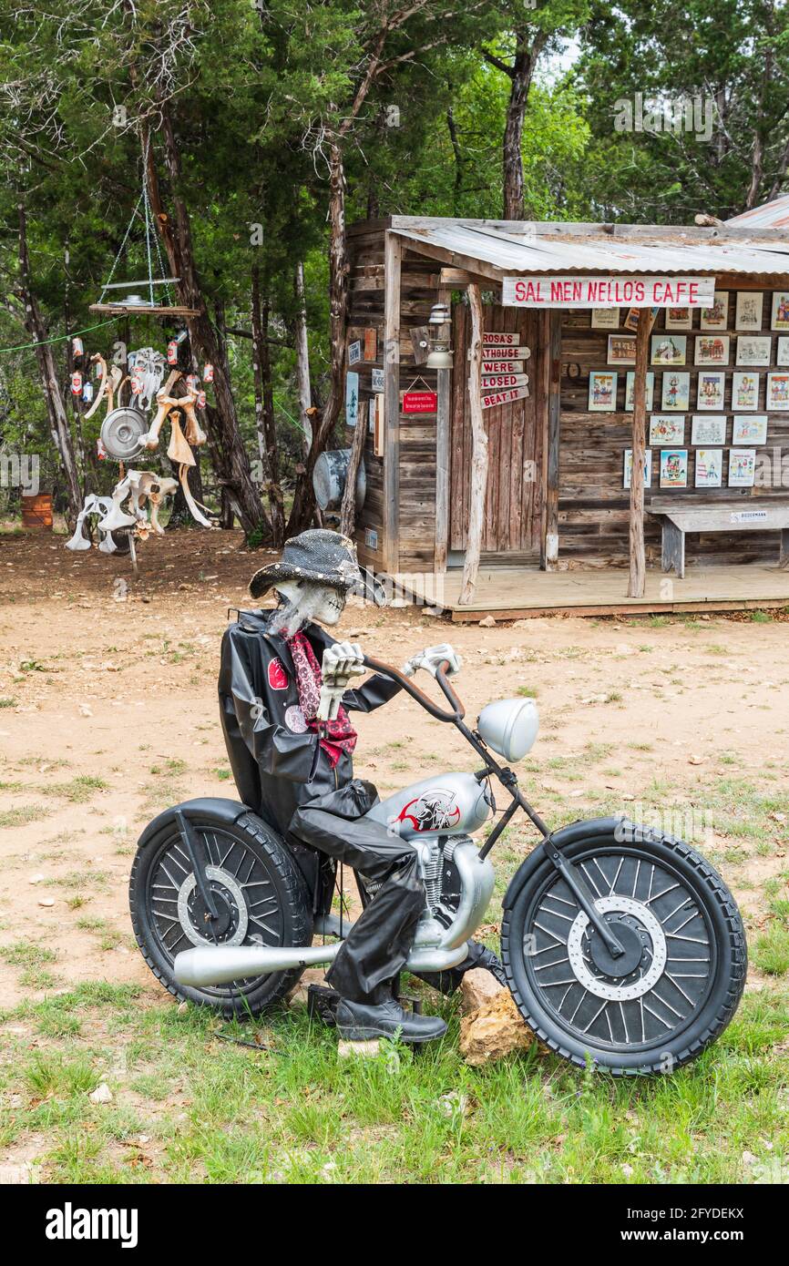 Skeleton riding a motorcycle hi-res stock photography and images - Alamy
