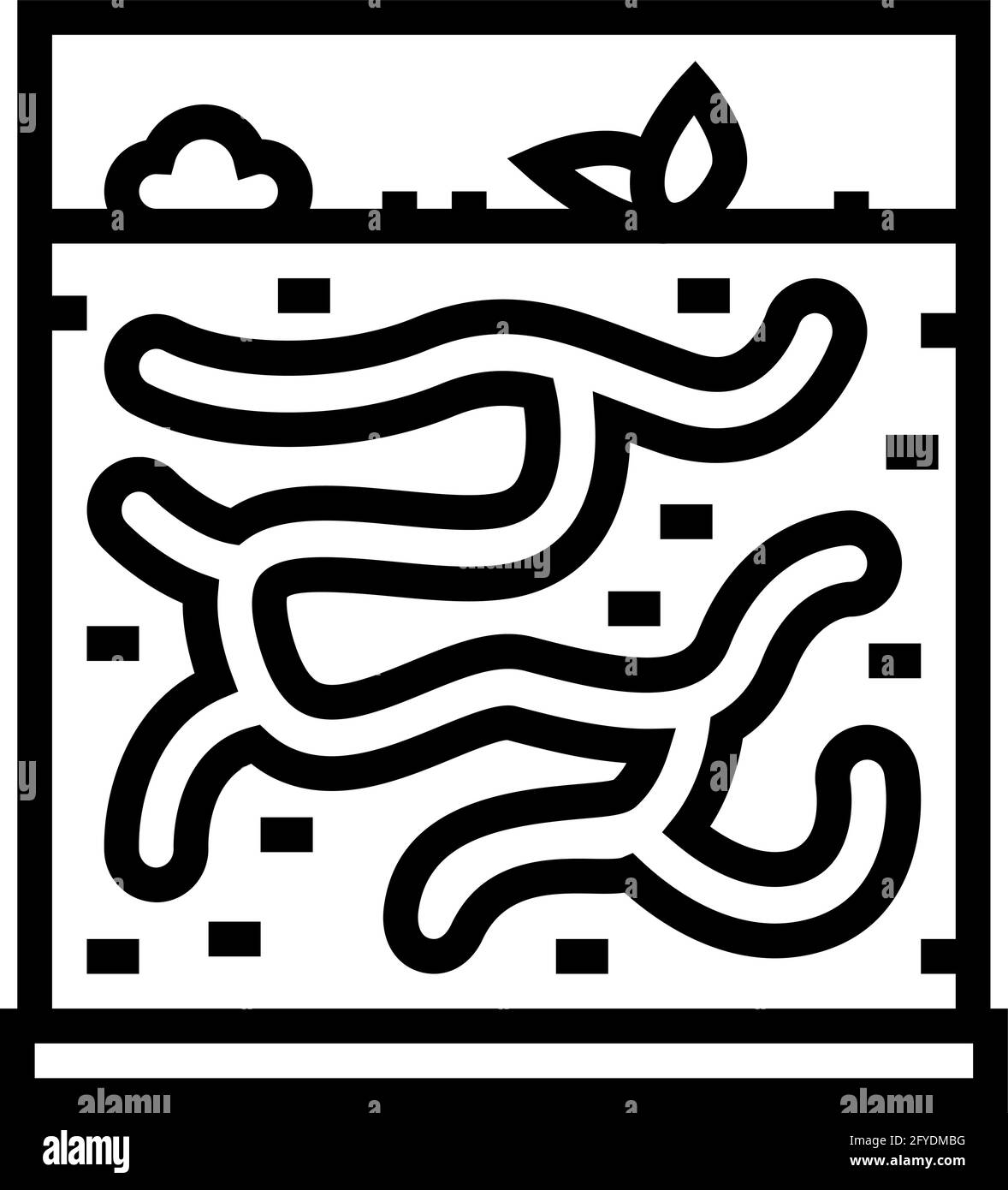 The ant farm Stock Vector Images - Alamy