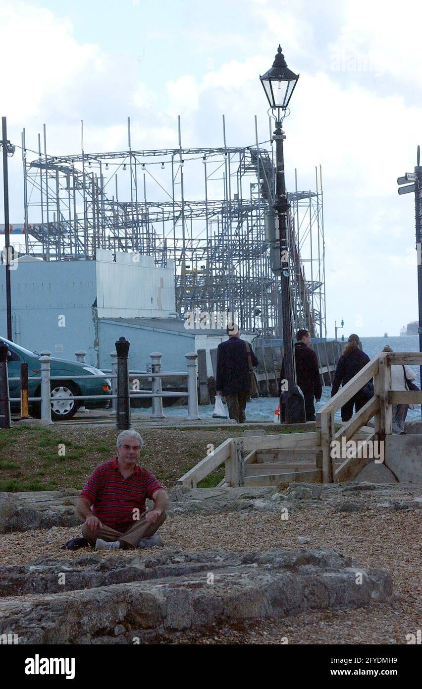 LOCAL HISTORIAN JOHN GOODALL ON THE SPOT WHERE IT IS PROPOSED THE ...