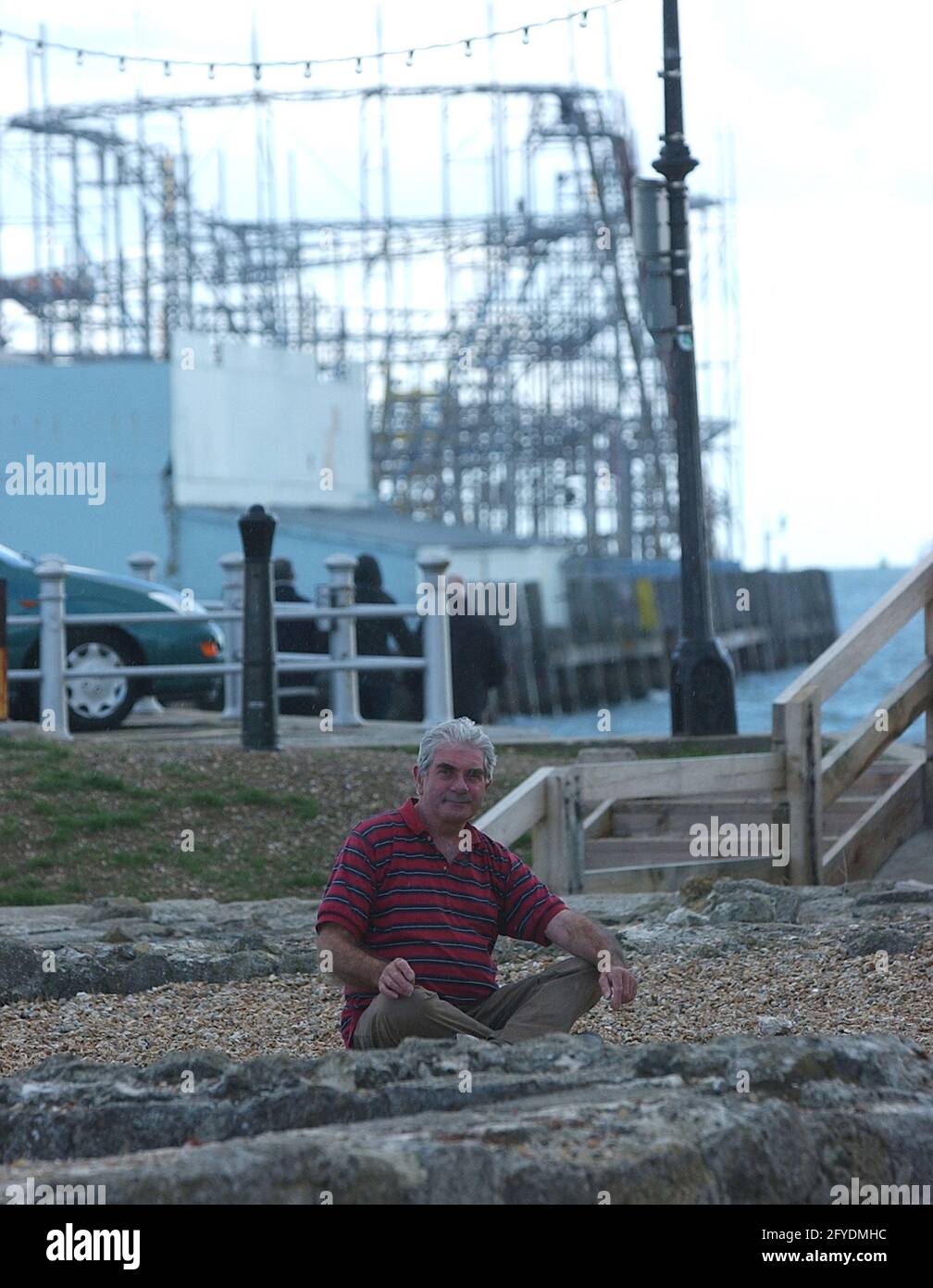 LOCAL HISTORIAN JOHN GOODALL ON THE SPOT WHERE IT IS PROPOSED THE ...