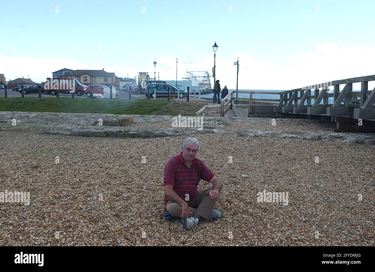 LOCAL HISTORIAN JOHN GOODALL ON THE SPOT WHERE IT IS PROPOSED THE ...