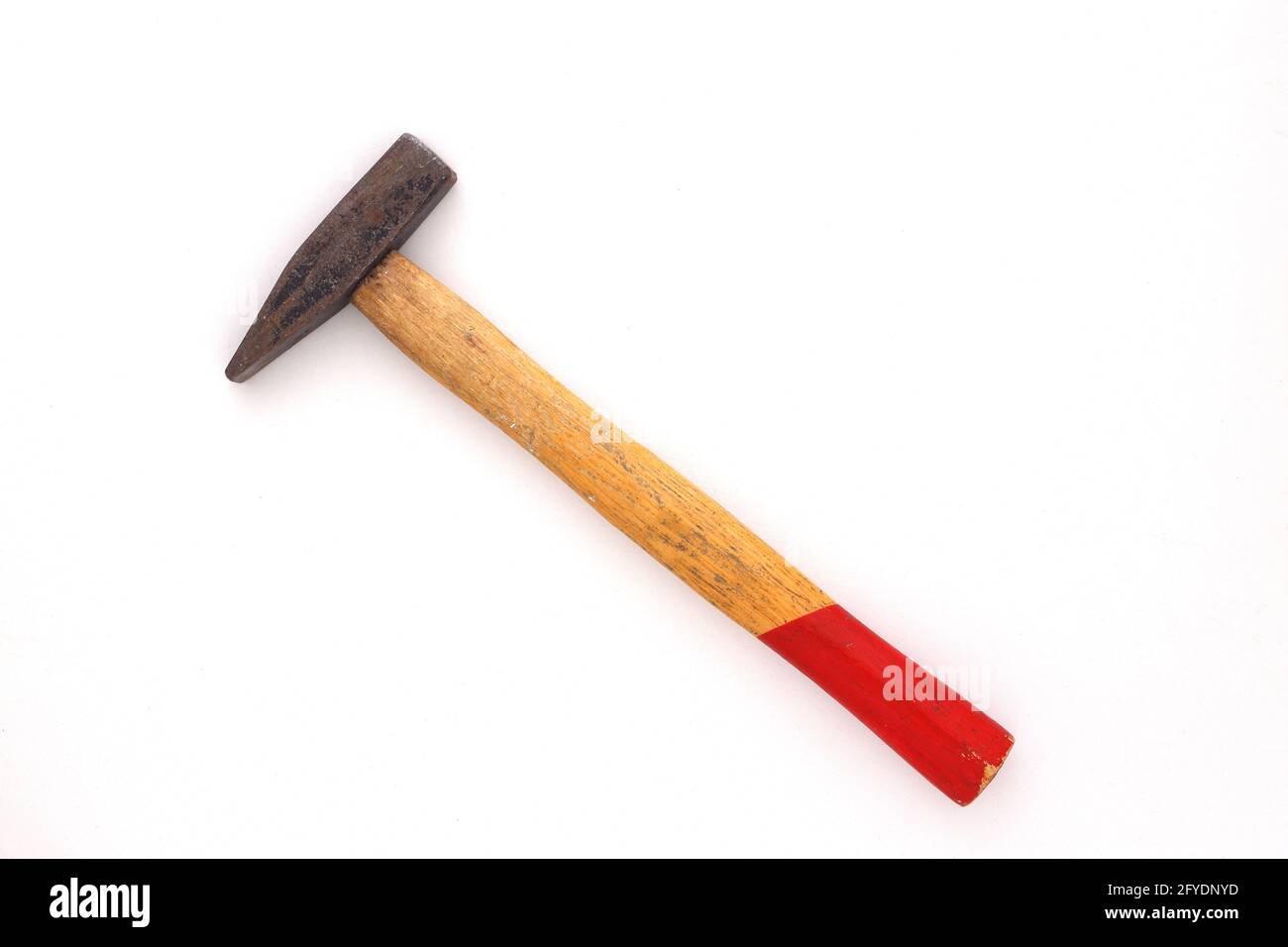 Old rusty hammer isolated on white background Stock Photo - Alamy