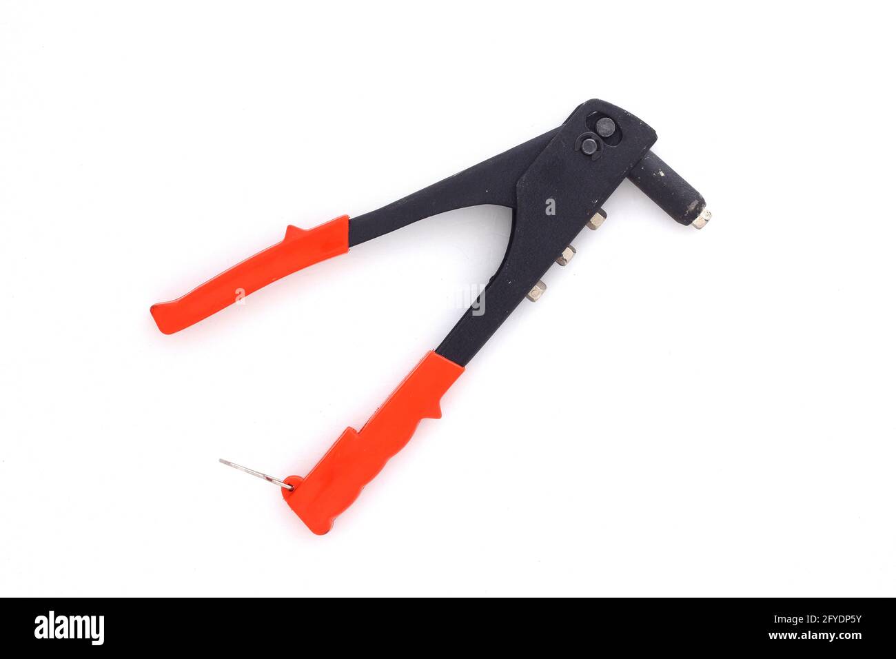 Rivet gun in hand Cut Out Stock Images & Pictures - Alamy