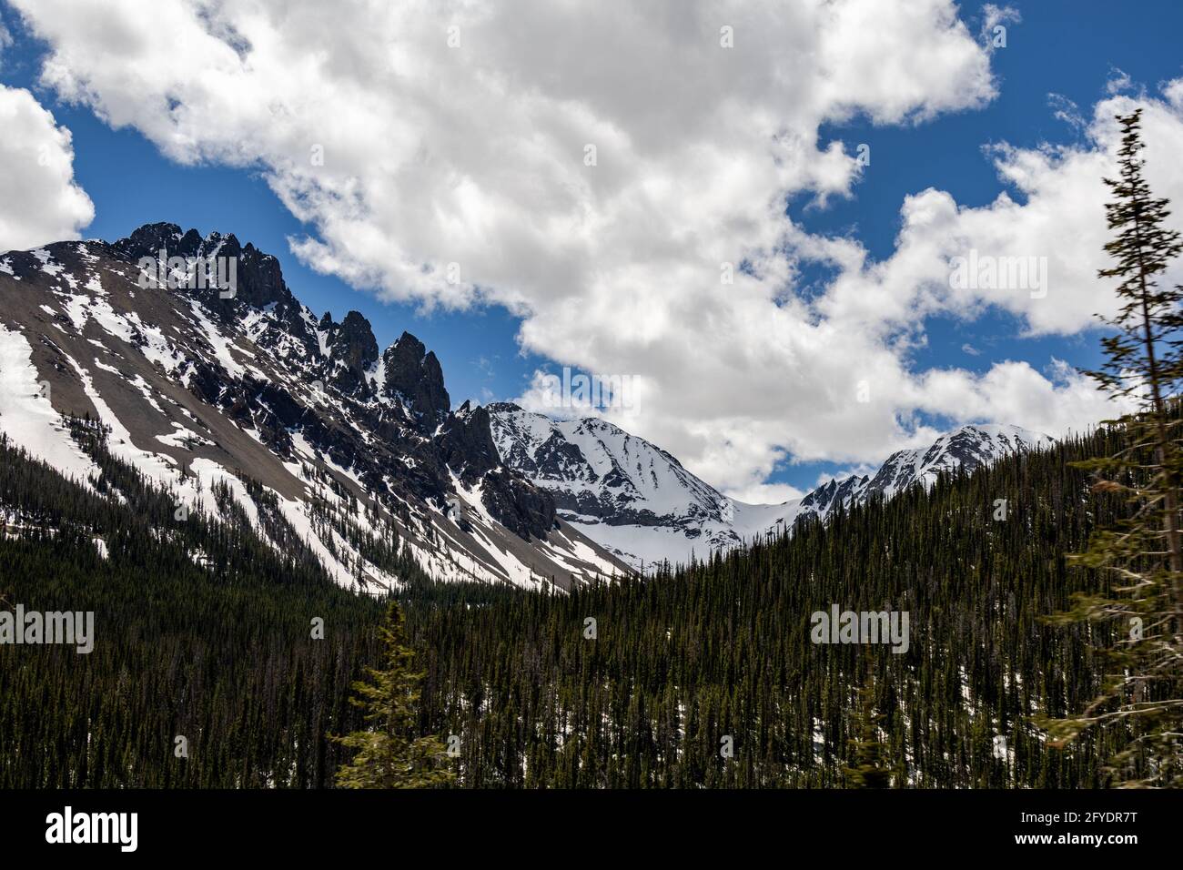 Cameron Pass Mountain Valley Stock Photo - Alamy